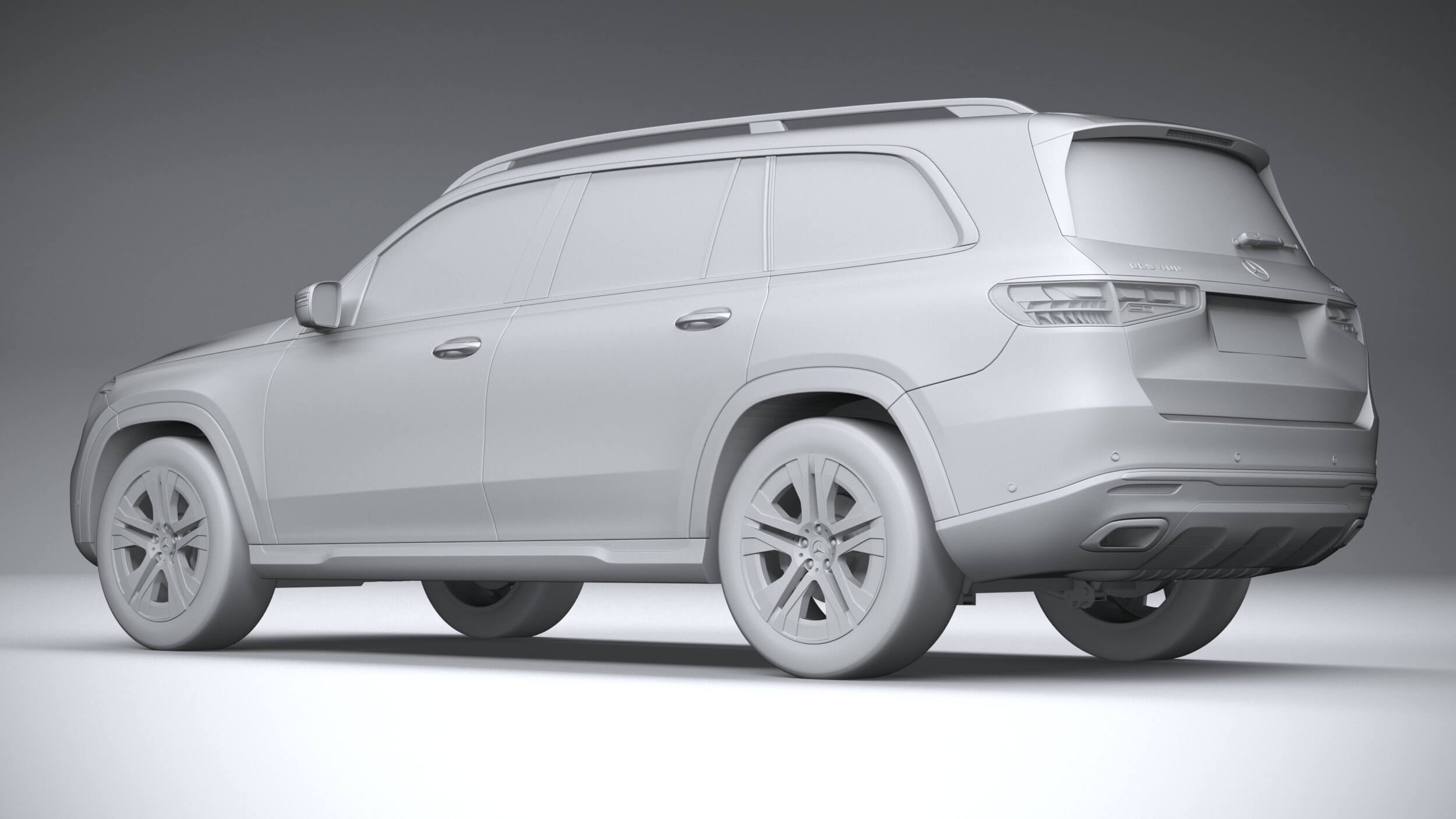 Mercedes-Benz GLS Basic 2024 3D Model by SQUIR