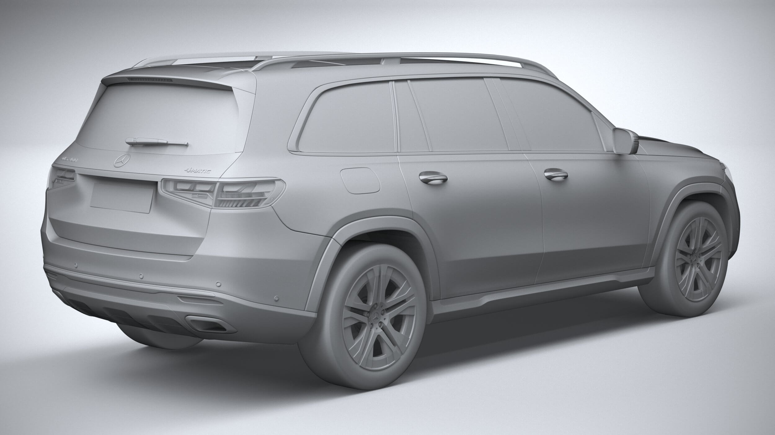 Mercedes-Benz GLS Basic 2024 3D Model by SQUIR