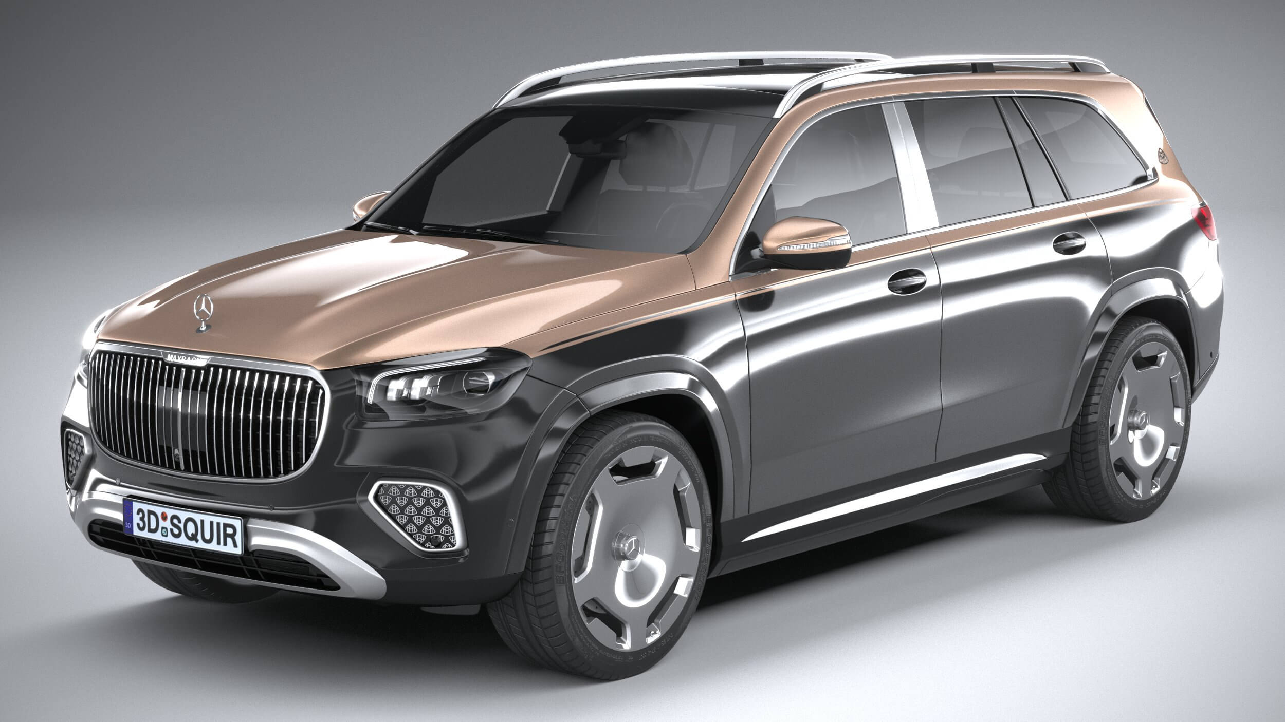 Mercedes-Benz GLS600 Maybach 2024 3D Model by SQUIR