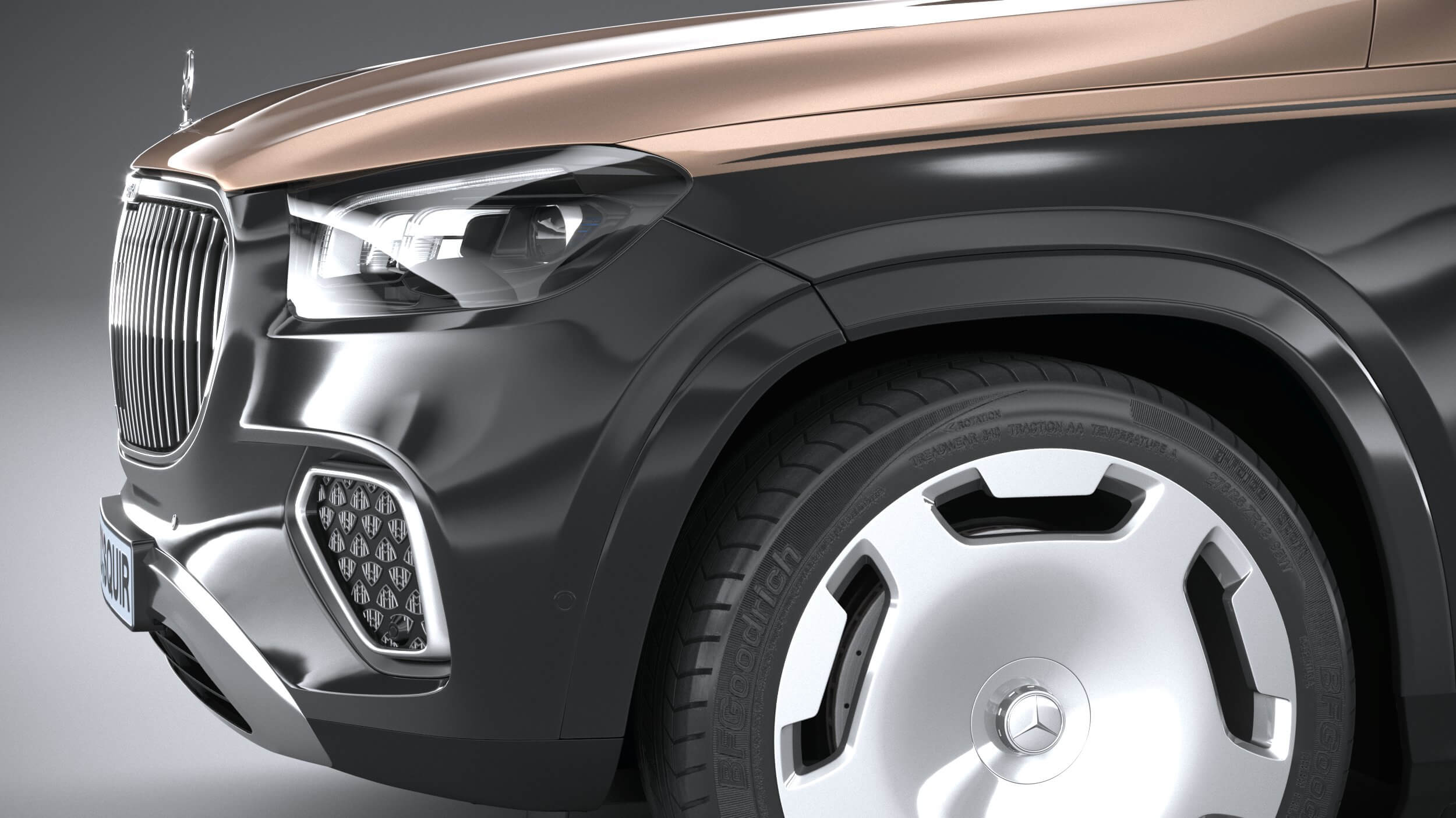 Mercedes-Benz GLS600 Maybach 2024 3D Model by SQUIR