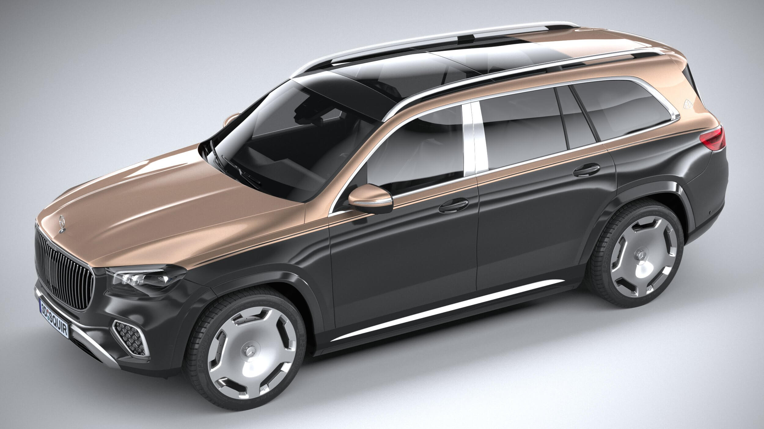 Mercedes-Benz GLS600 Maybach 2024 3D Model by SQUIR