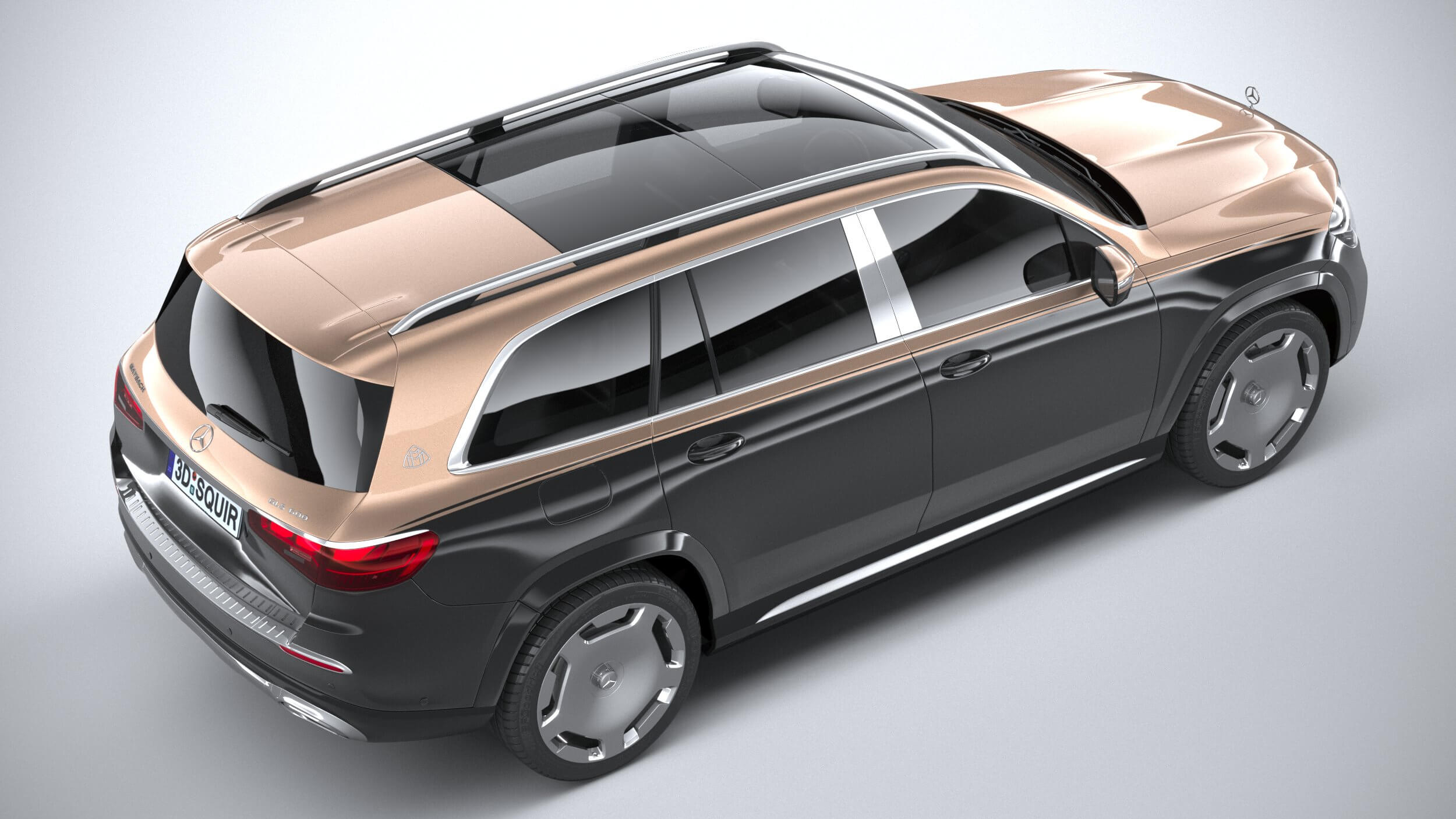 Mercedes-Benz GLS600 Maybach 2024 3D Model by SQUIR