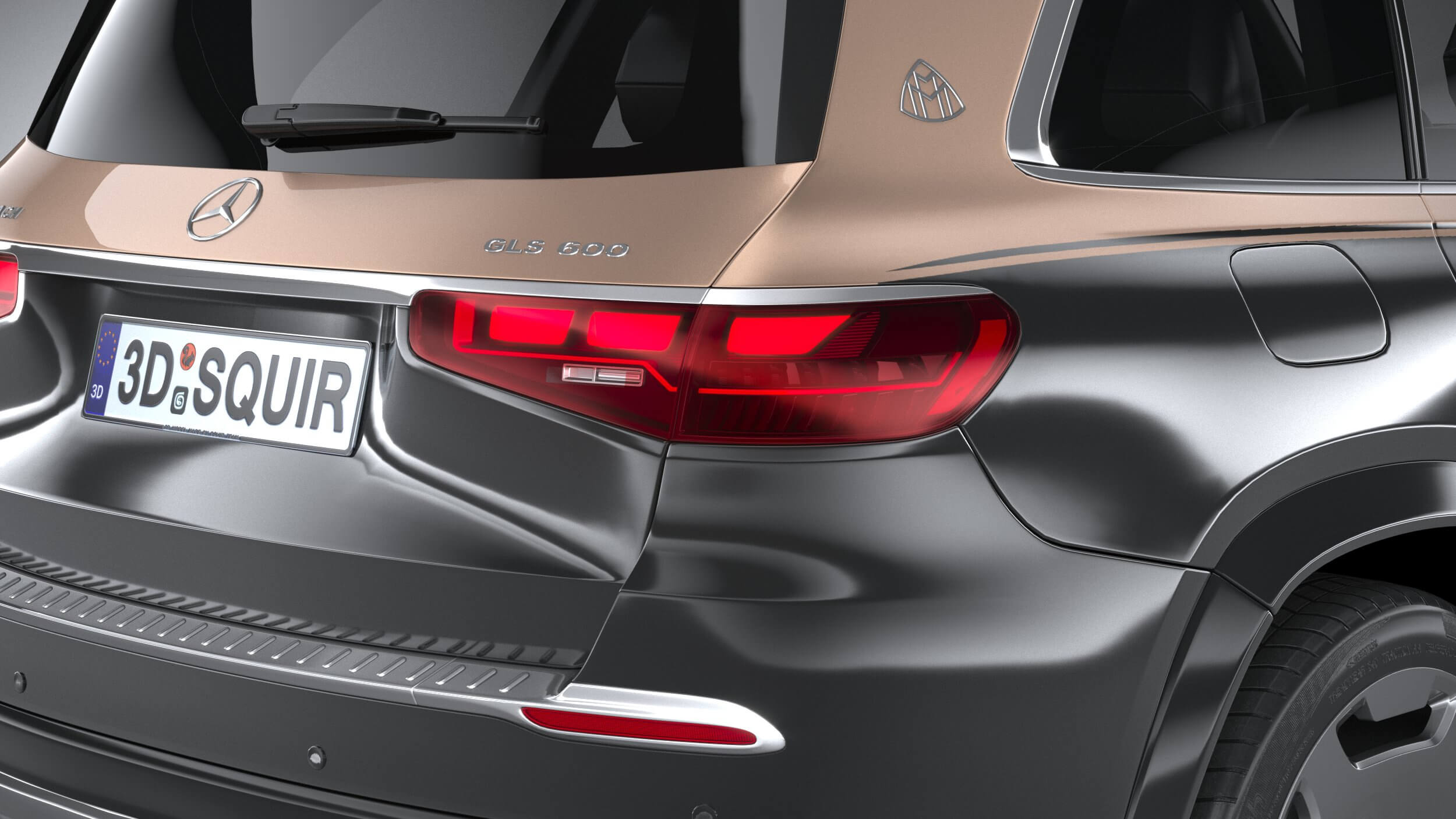 Mercedes-Benz GLS600 Maybach 2024 3D Model by SQUIR
