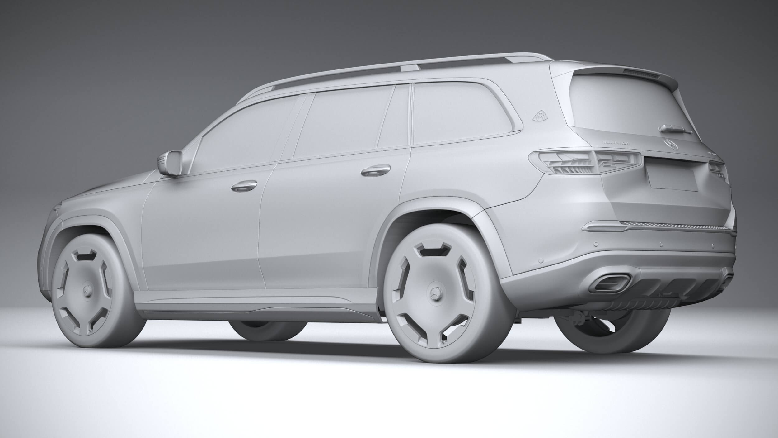 Mercedes-Benz GLS600 Maybach 2024 3D Model by SQUIR