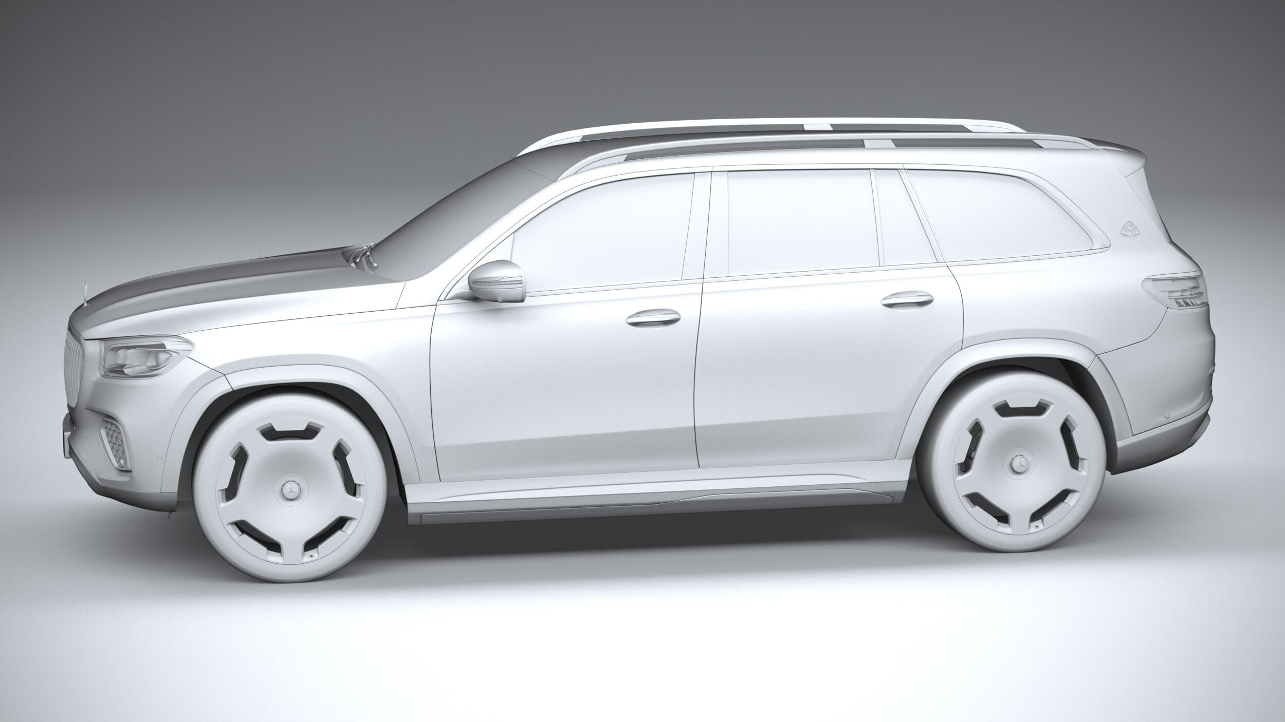 Mercedes-Benz GLS600 Maybach 2024 3D Model by SQUIR