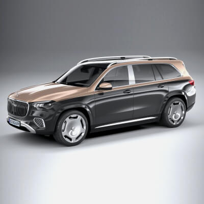 Mercedes-Benz GLS600 Maybach 2024 3D Model by SQUIR