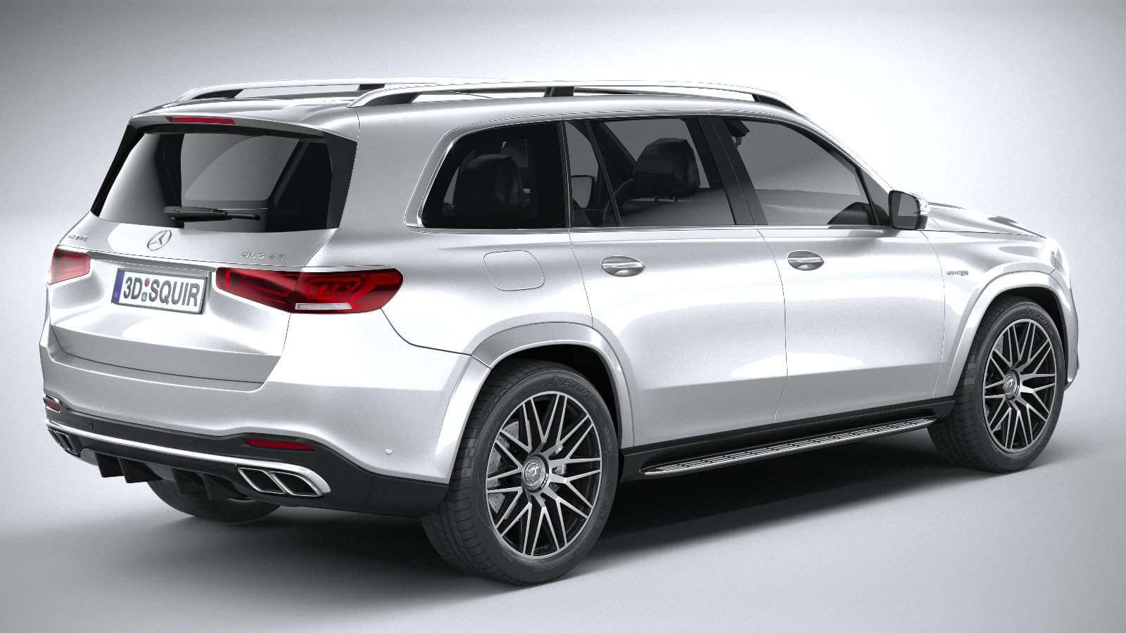 Mercedes-Benz GLS63 AMG 2021 3D Model by SQUIR