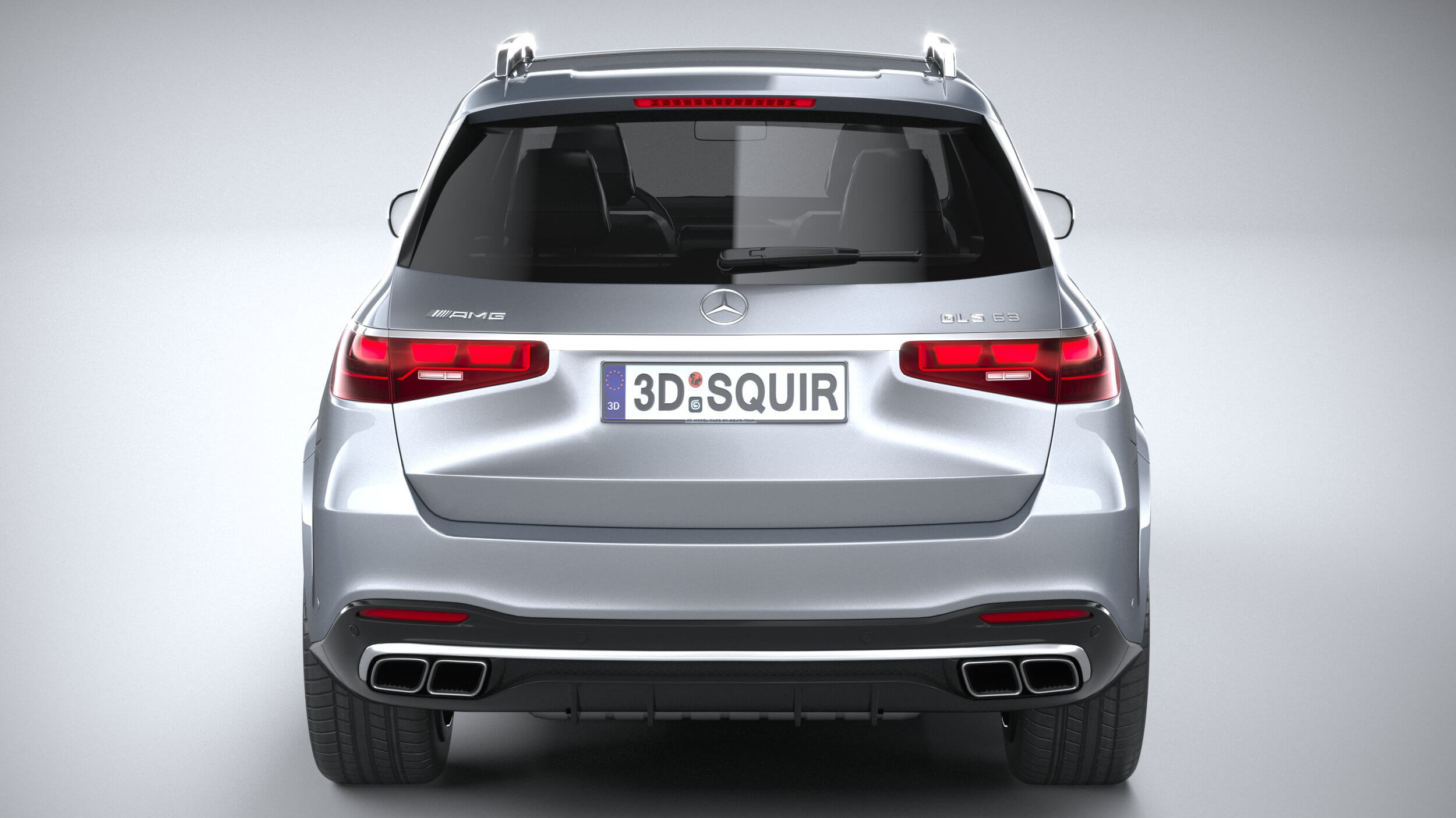 Mercedes-Benz GLS63 AMG 2024 3D Model by SQUIR