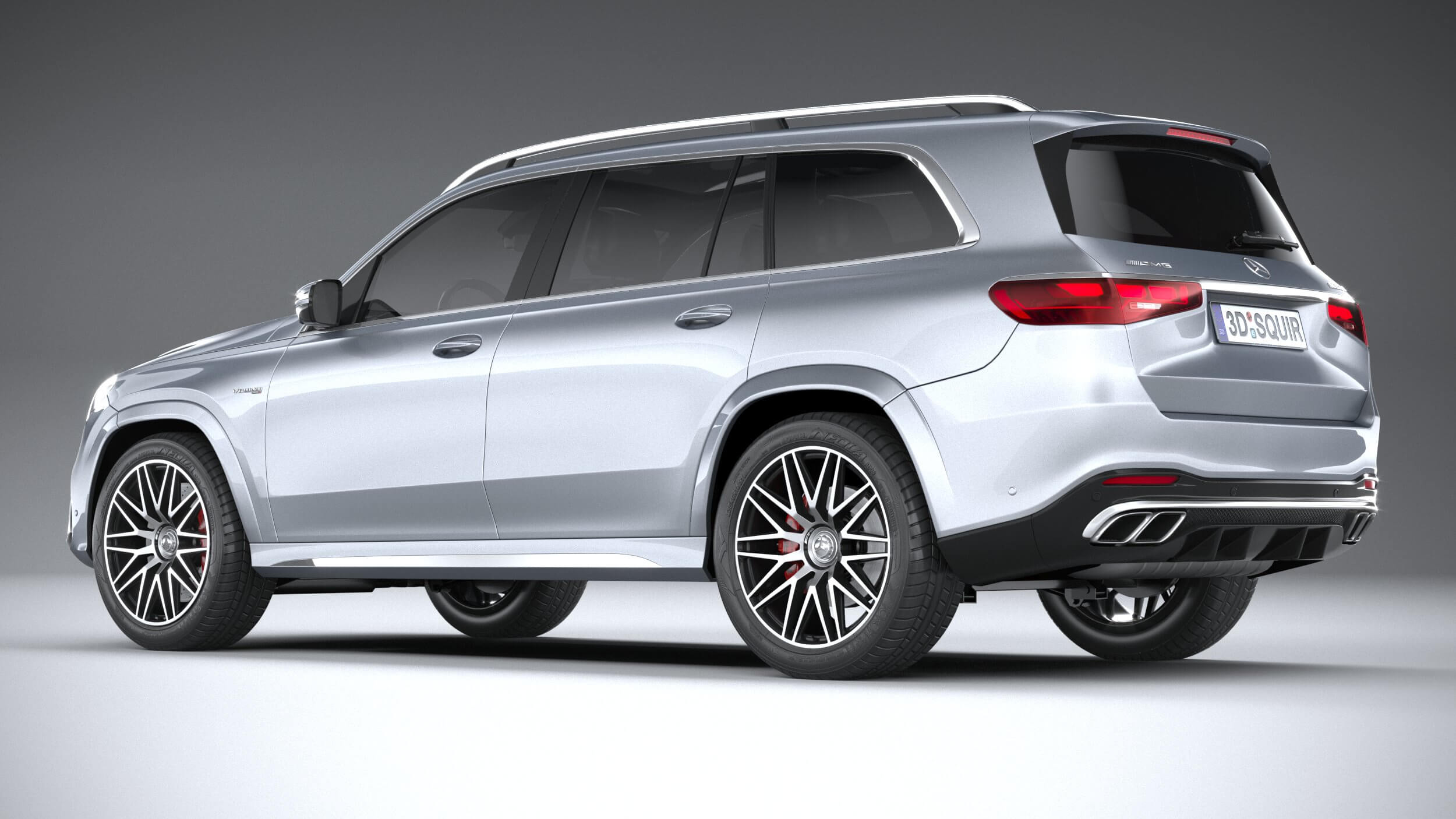 Mercedes-Benz GLS63 AMG 2024 3D Model by SQUIR