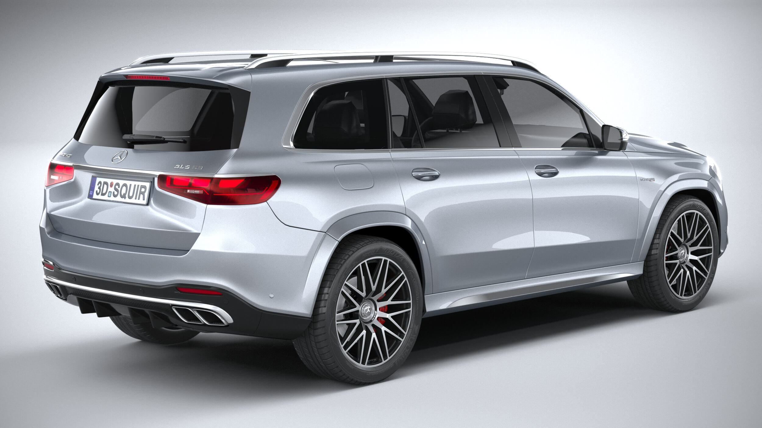 Mercedes-Benz GLS63 AMG 2024 3D Model by SQUIR