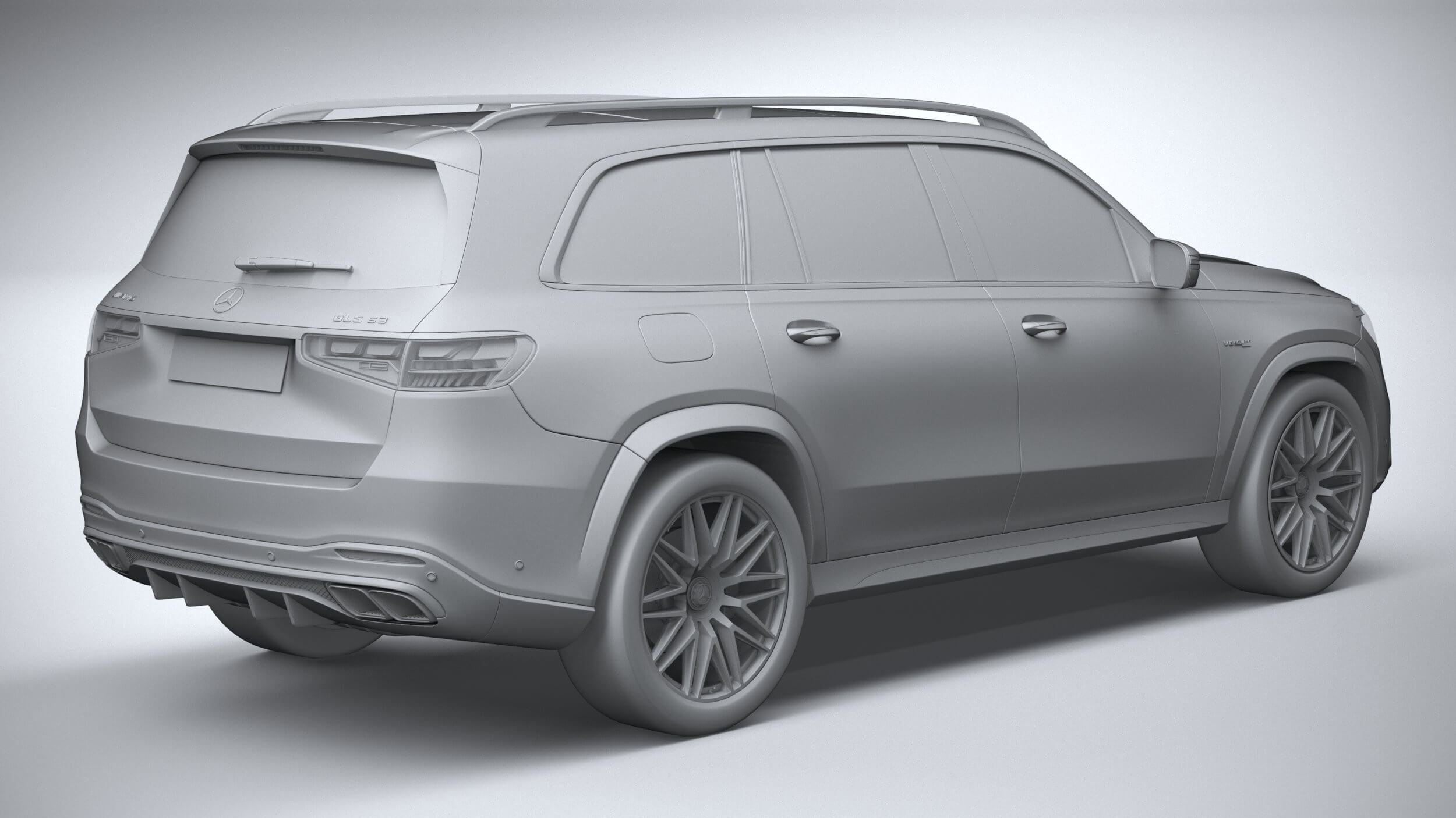 Mercedes-Benz GLS63 AMG 2024 3D Model by SQUIR