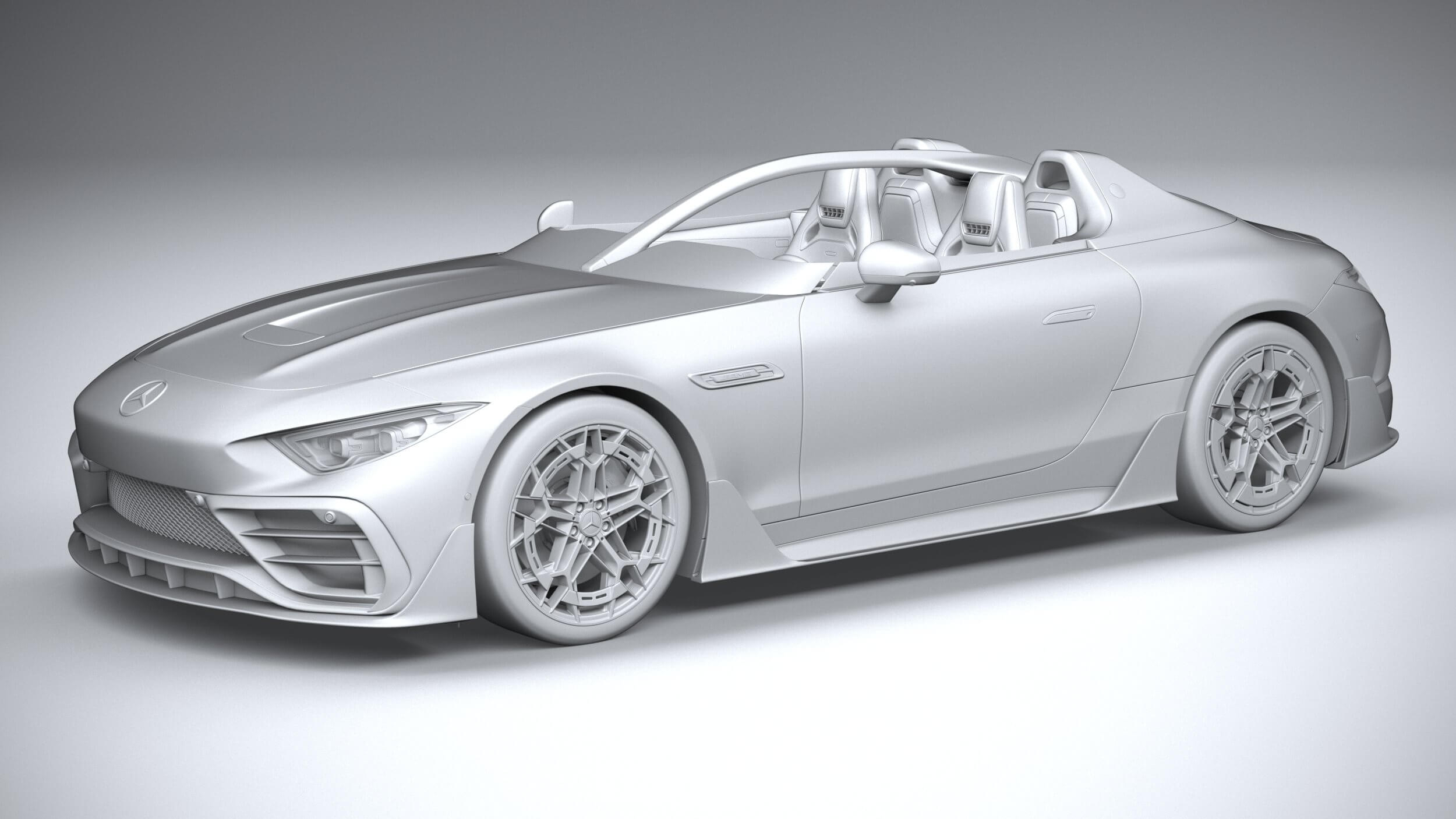Mercedes-Benz Purespeed AMG Concept 2024 3D Model by SQUIR