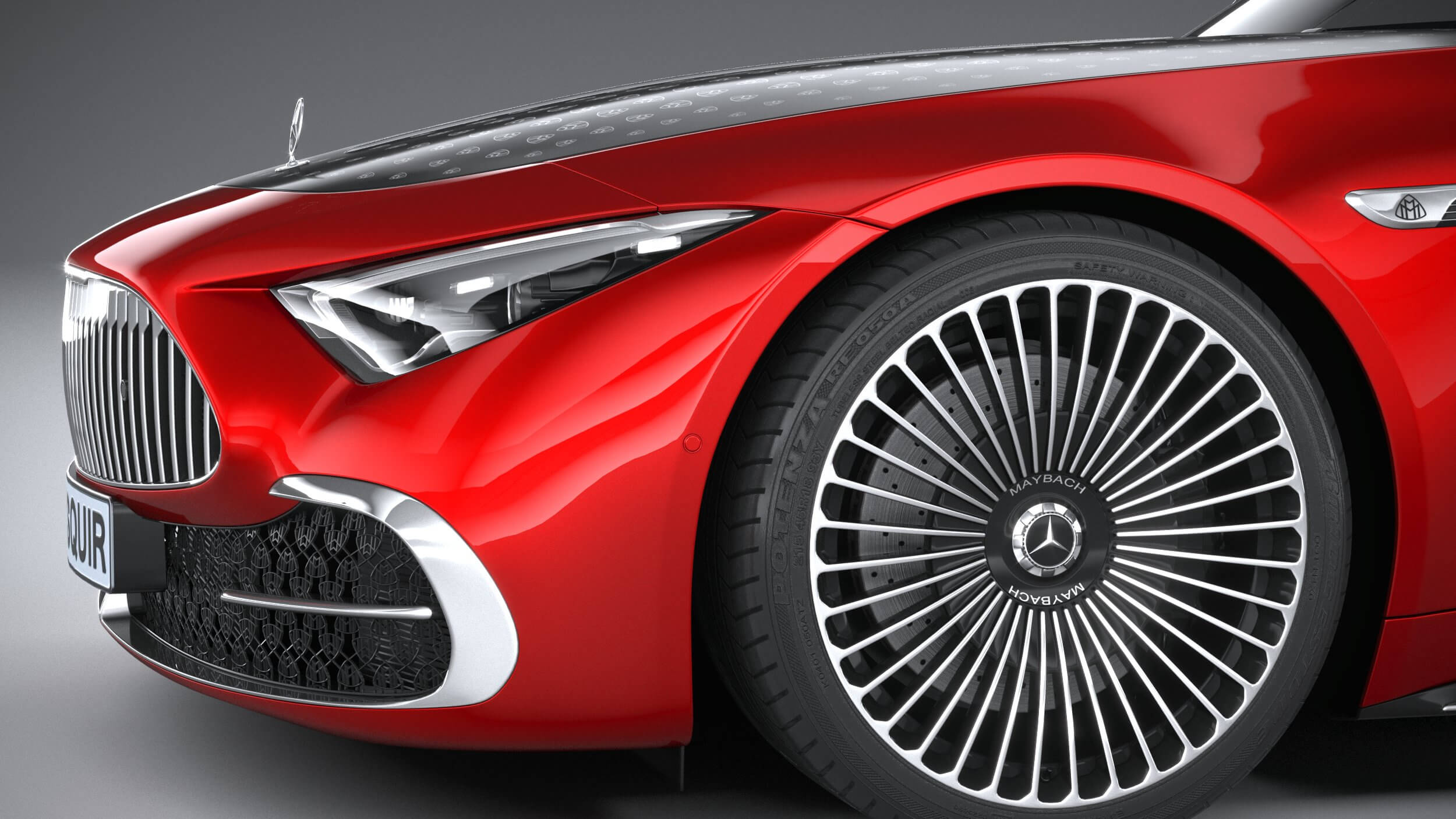 Mercedes-Benz SL Monogram Maybach 2025 3D Model by SQUIR