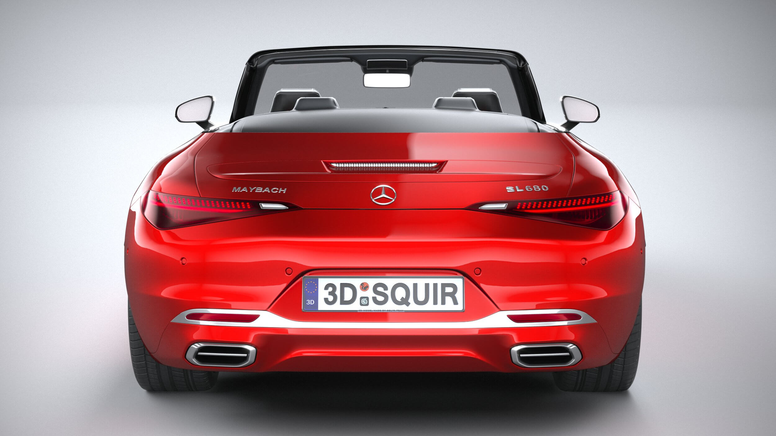 Mercedes-Benz SL Monogram Maybach 2025 3D Model by SQUIR