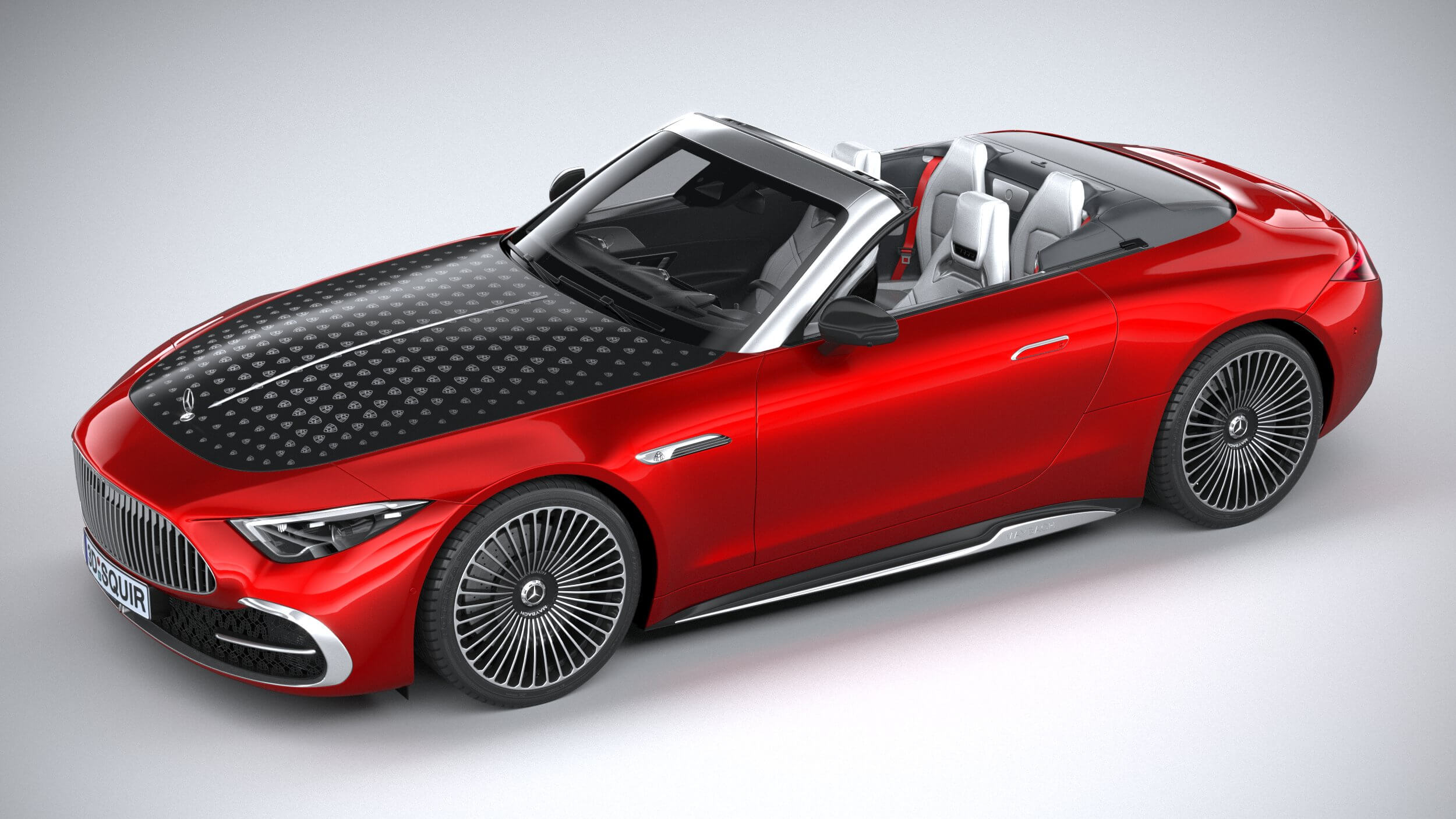 Mercedes-Benz SL Monogram Maybach 2025 3D Model by SQUIR