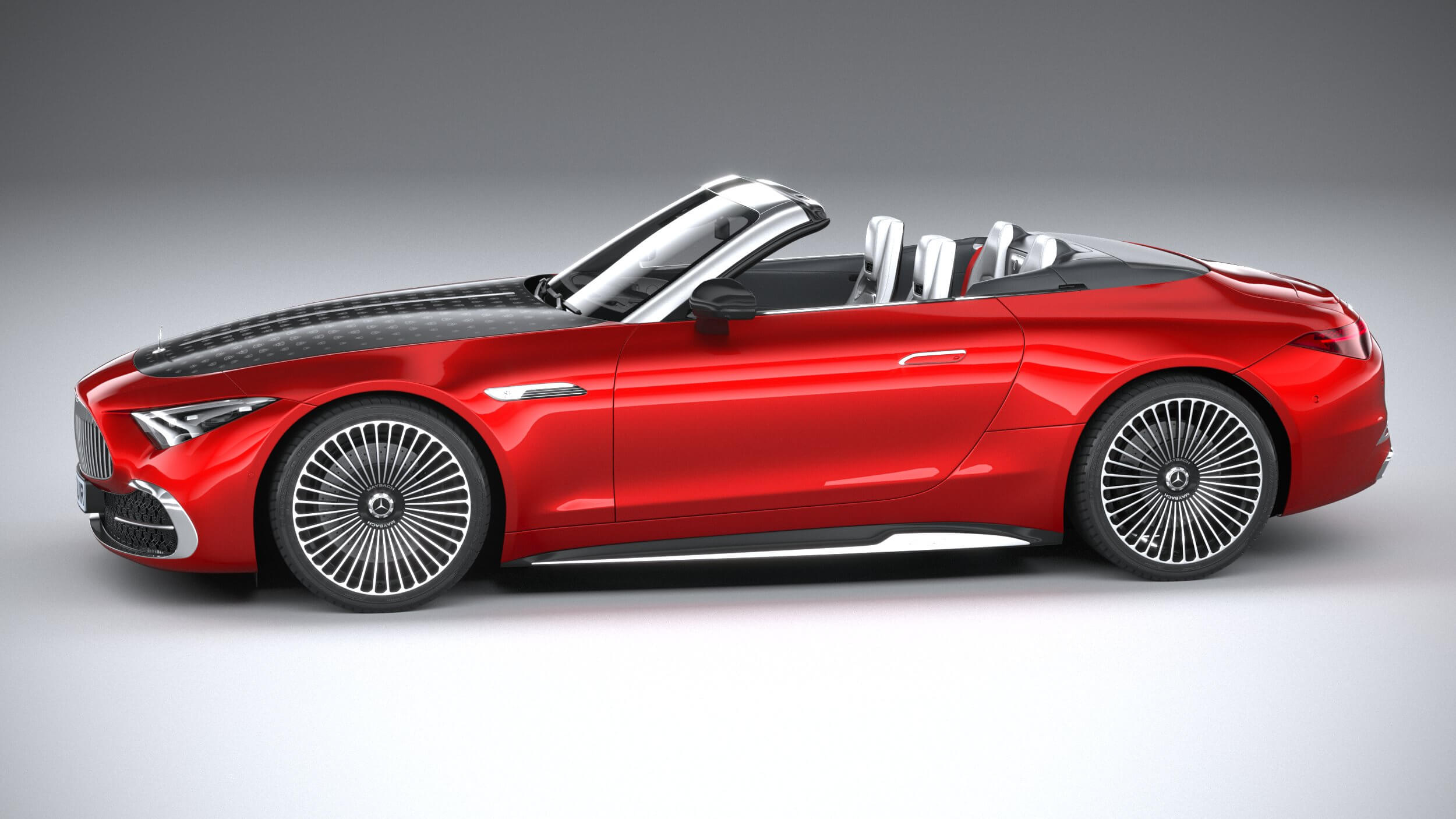 Mercedes-Benz SL Monogram Maybach 2025 3D Model by SQUIR
