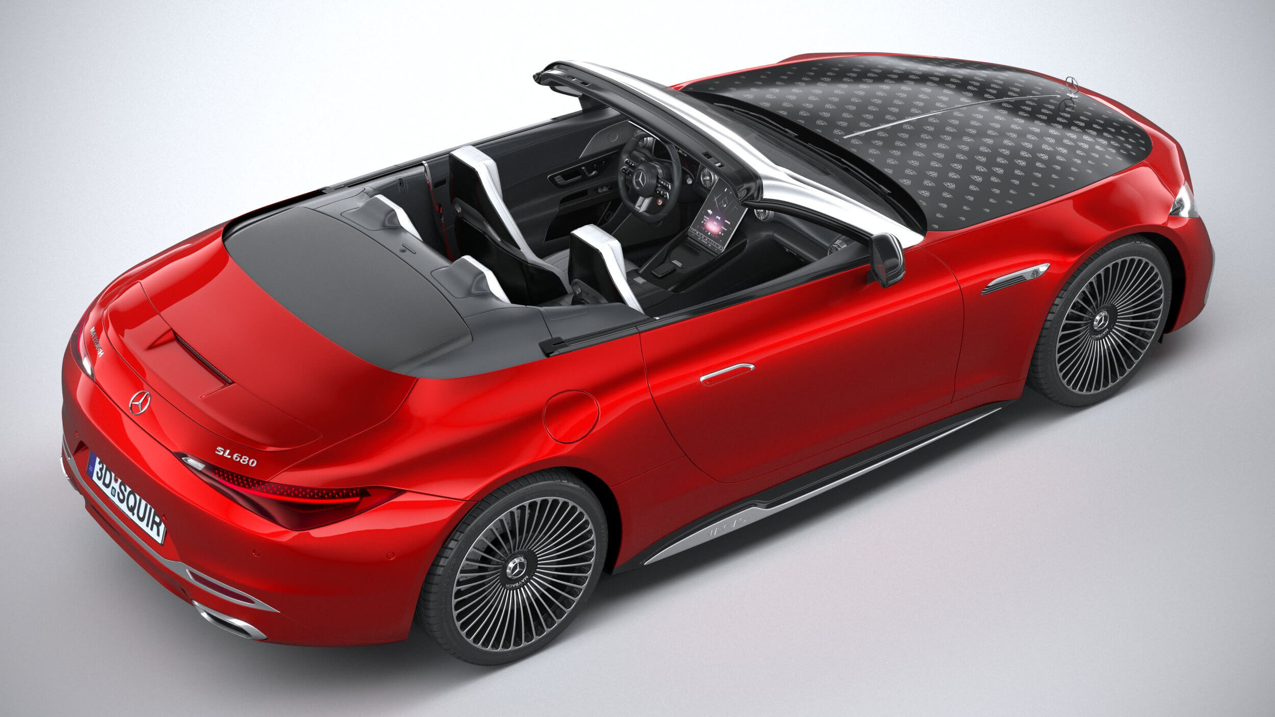 Mercedes-Benz SL Monogram Maybach 2025 3D Model by SQUIR