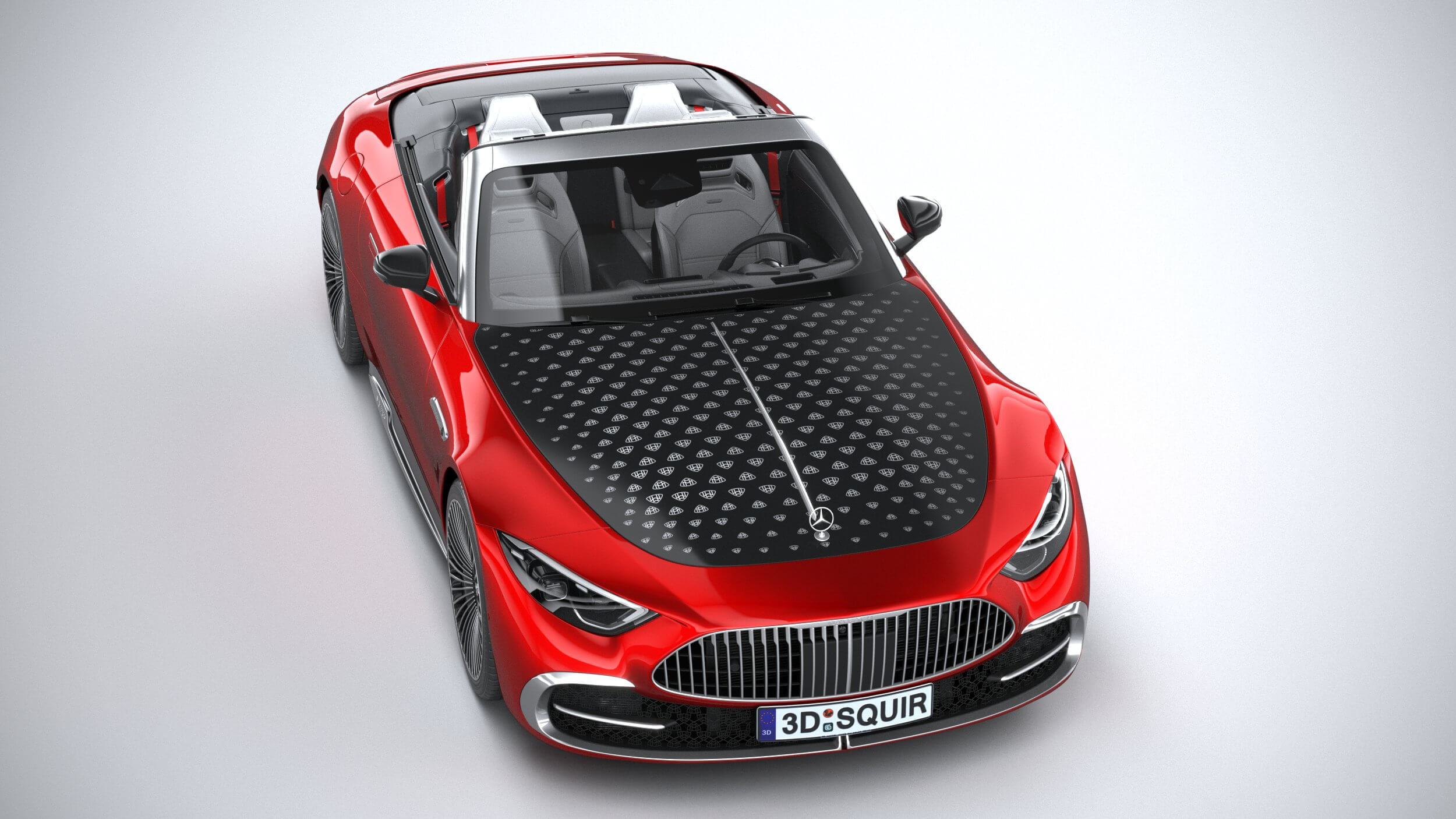 Mercedes-Benz SL Monogram Maybach 2025 3D Model by SQUIR