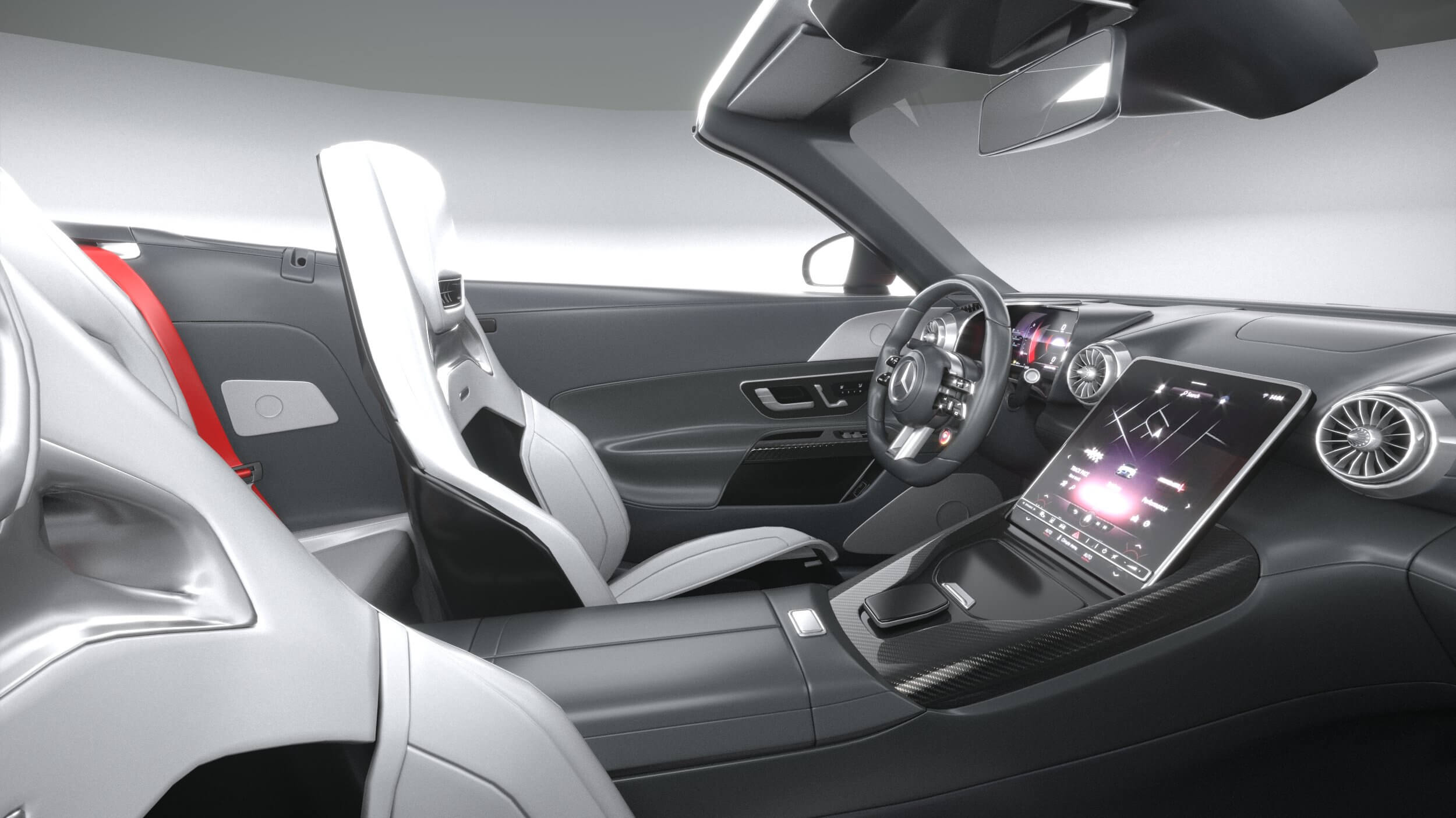 Mercedes-Benz SL Monogram Maybach 2025 3D Model by SQUIR