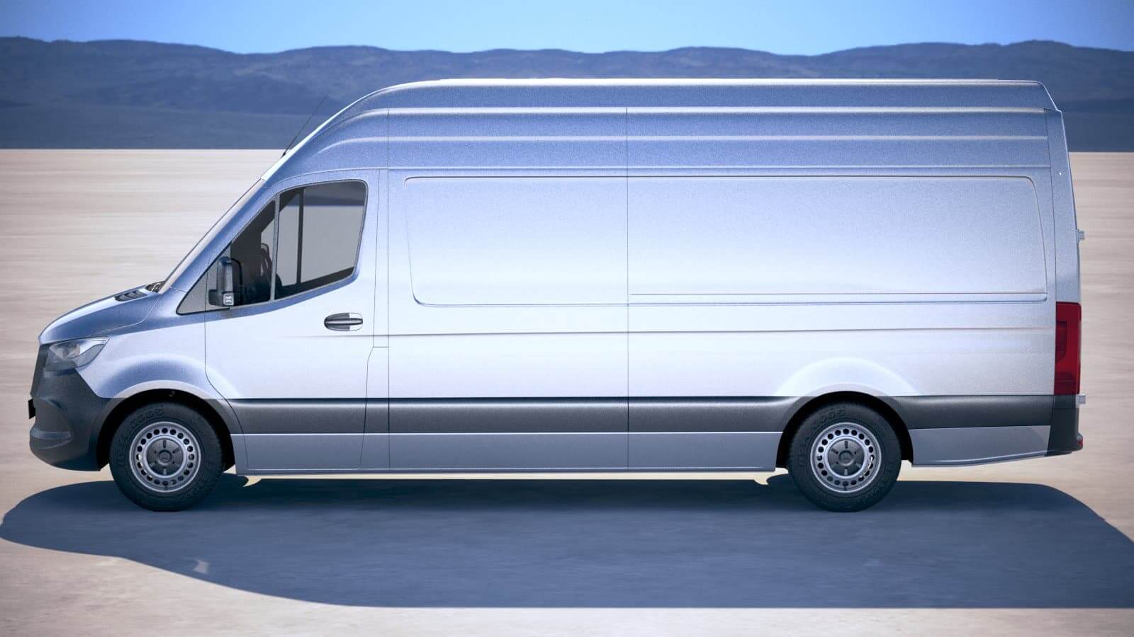 Mercedes-Benz Sprinter Long 2019 3D Model by SQUIR