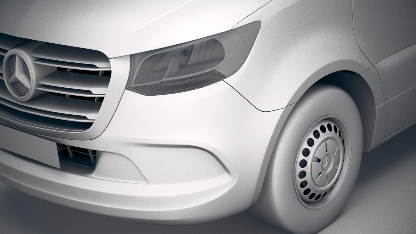 Mercedes-Benz Sprinter Long 2019 3D Model by SQUIR