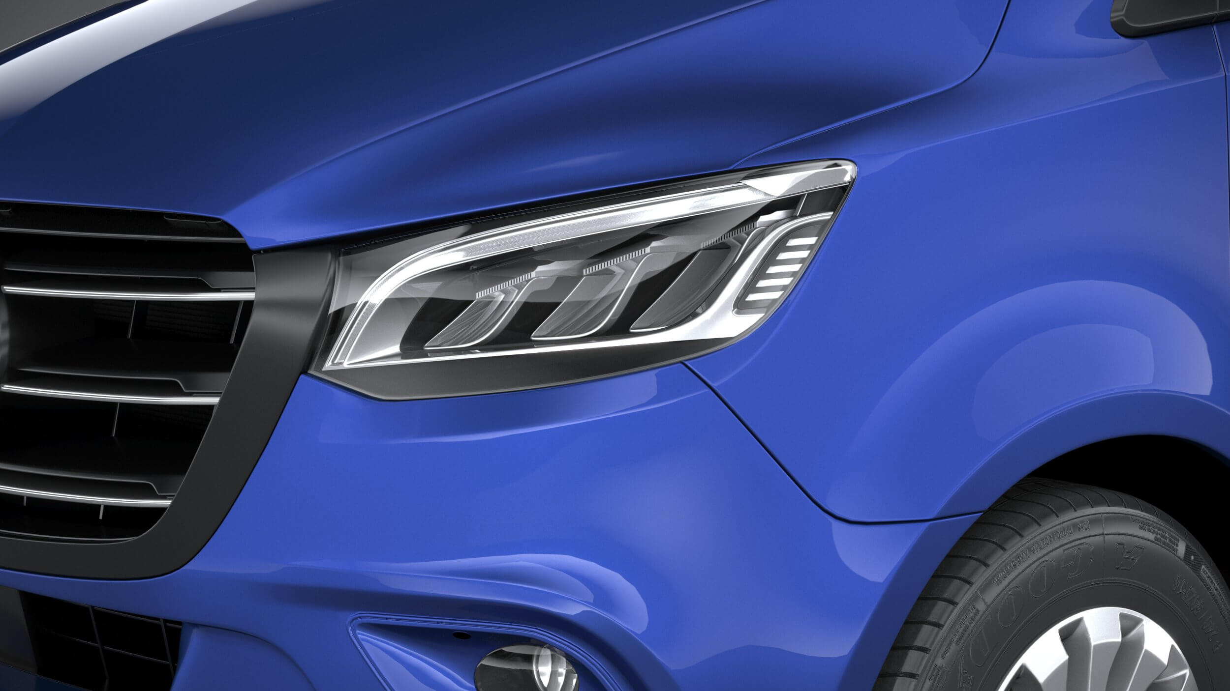 Mercedes-Benz Sprinter Passenger L2H1 2025 3D Model by SQUIR