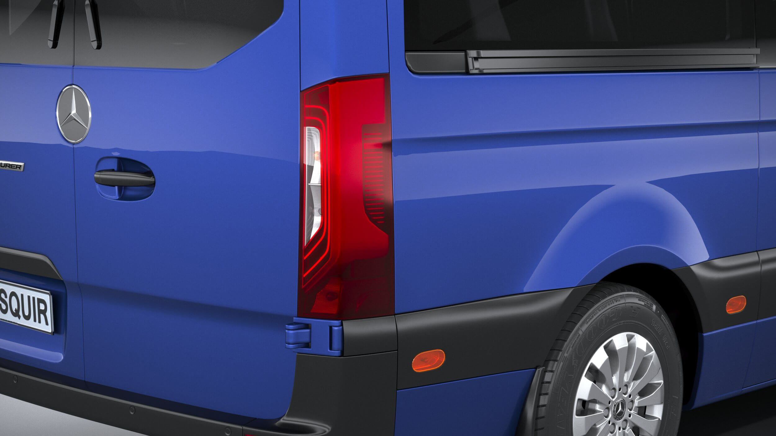 Mercedes-Benz Sprinter Passenger L2H1 2025 3D Model by SQUIR