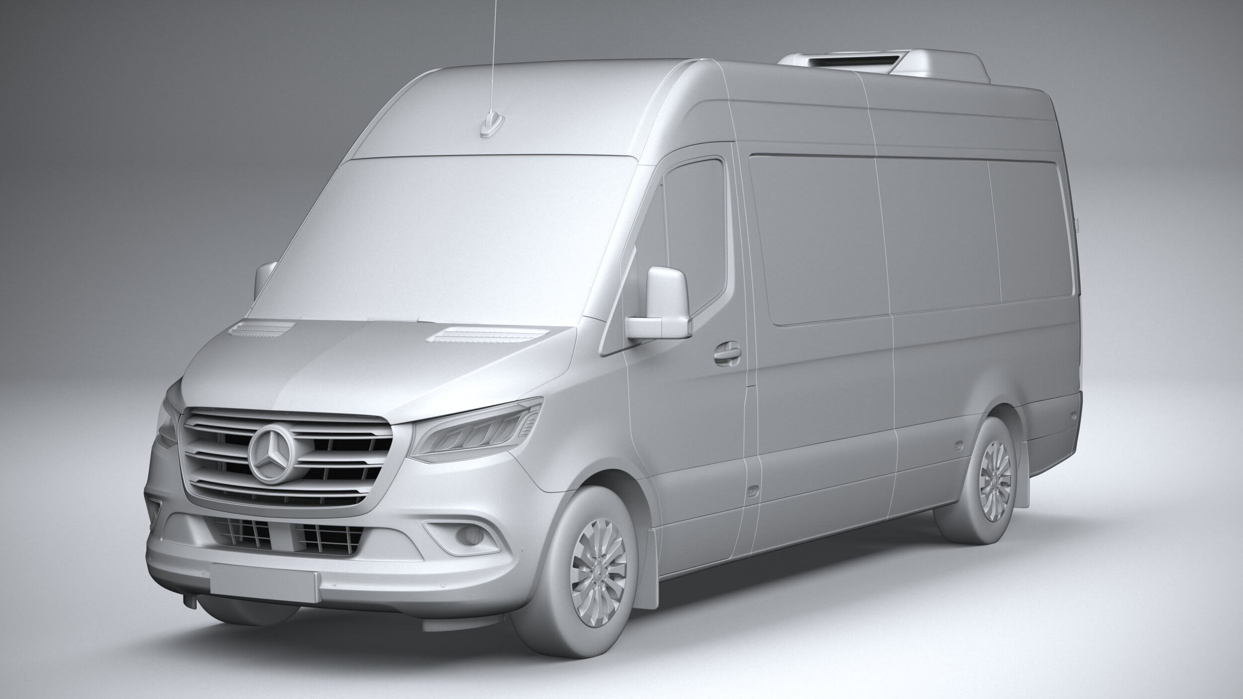 Mercedes-Benz Sprinter Passenger L3h2 2025 3D Model by SQUIR