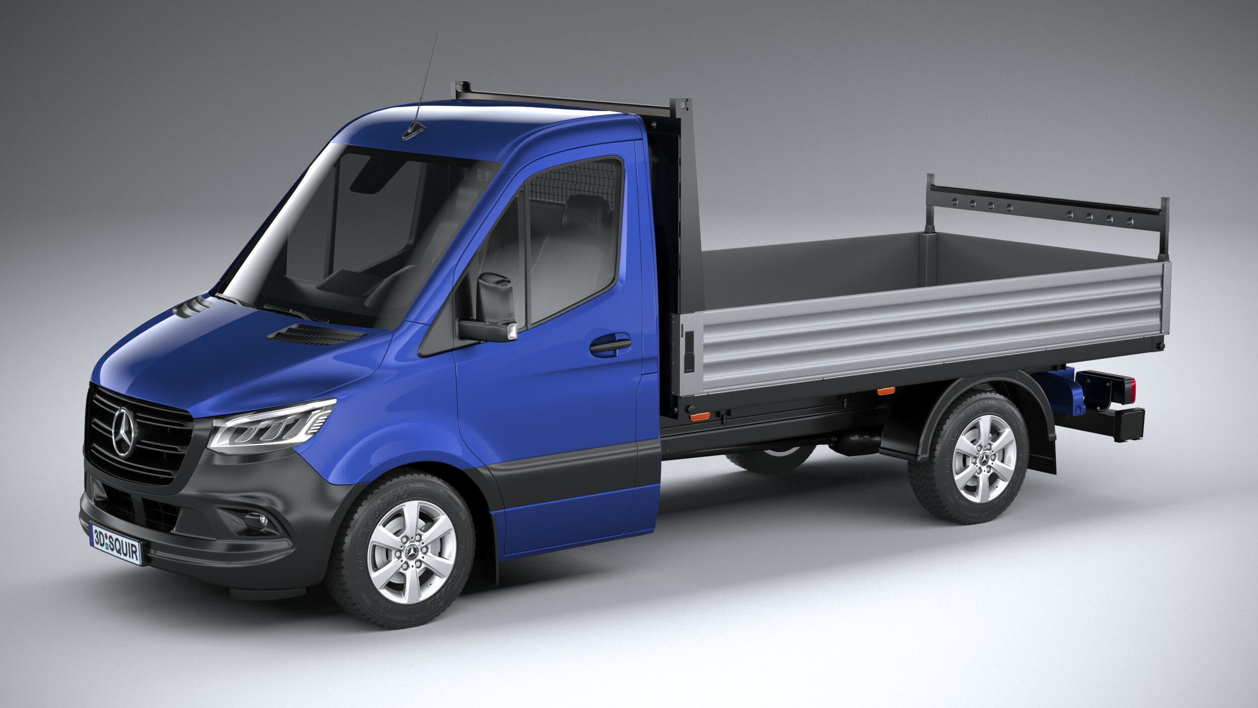 Mercedes-Benz Sprinter Pickup Short 2025 3D Model by SQUIR
