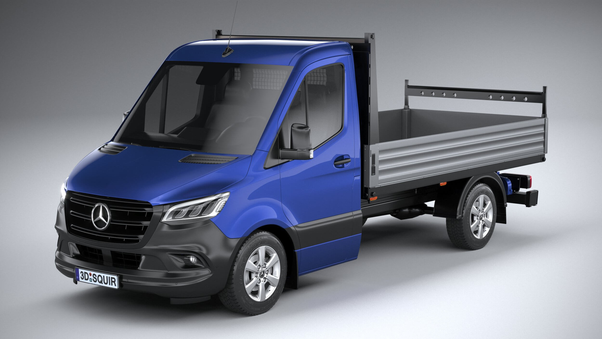Mercedes-Benz Sprinter Pickup Short 2025 3D Model by SQUIR