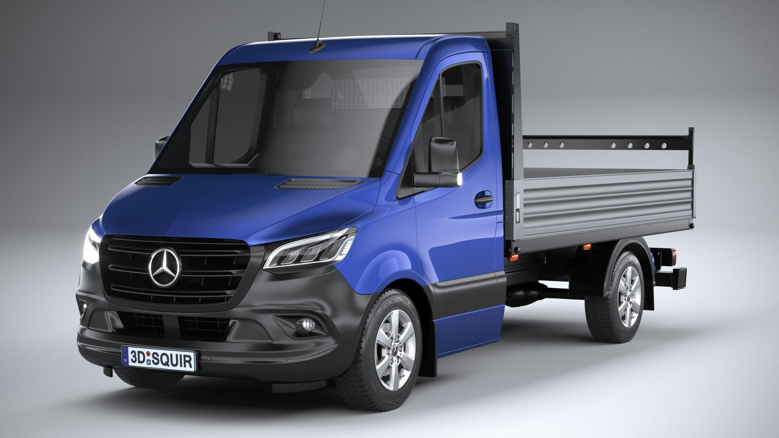 Mercedes-Benz Sprinter Pickup Short 2025 3D Model by SQUIR