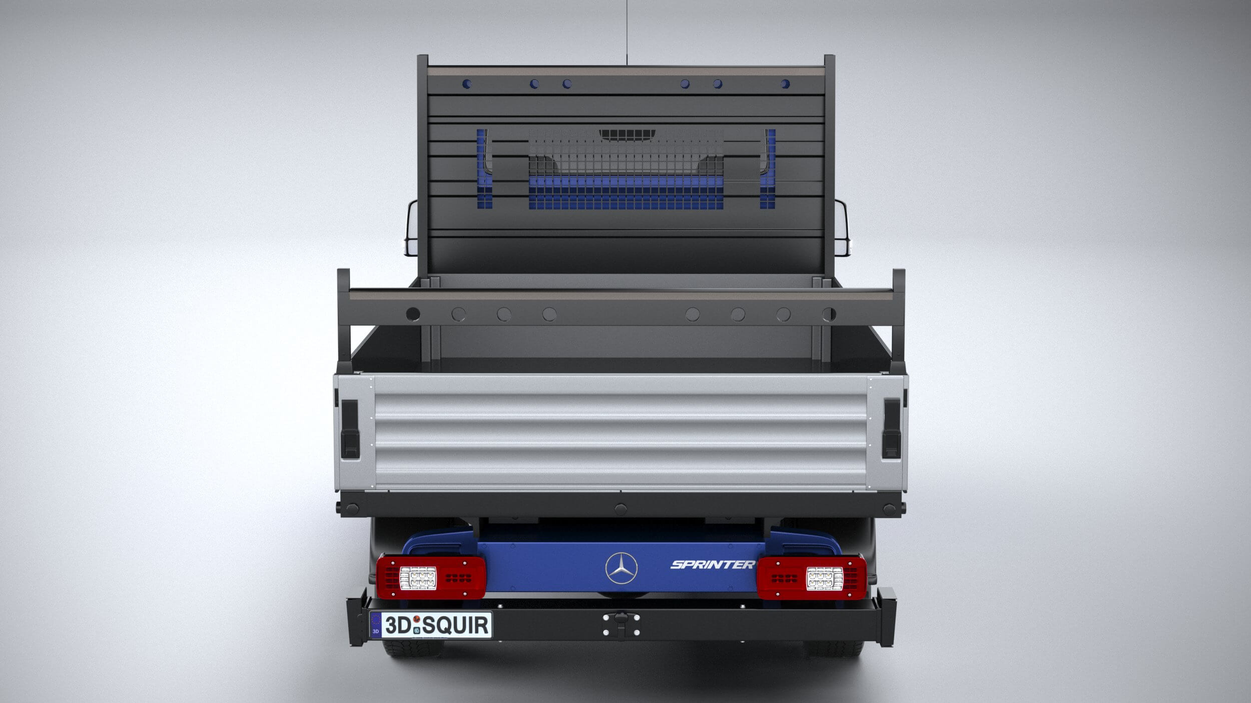 Mercedes-Benz Sprinter Pickup Short 2025 3D Model by SQUIR