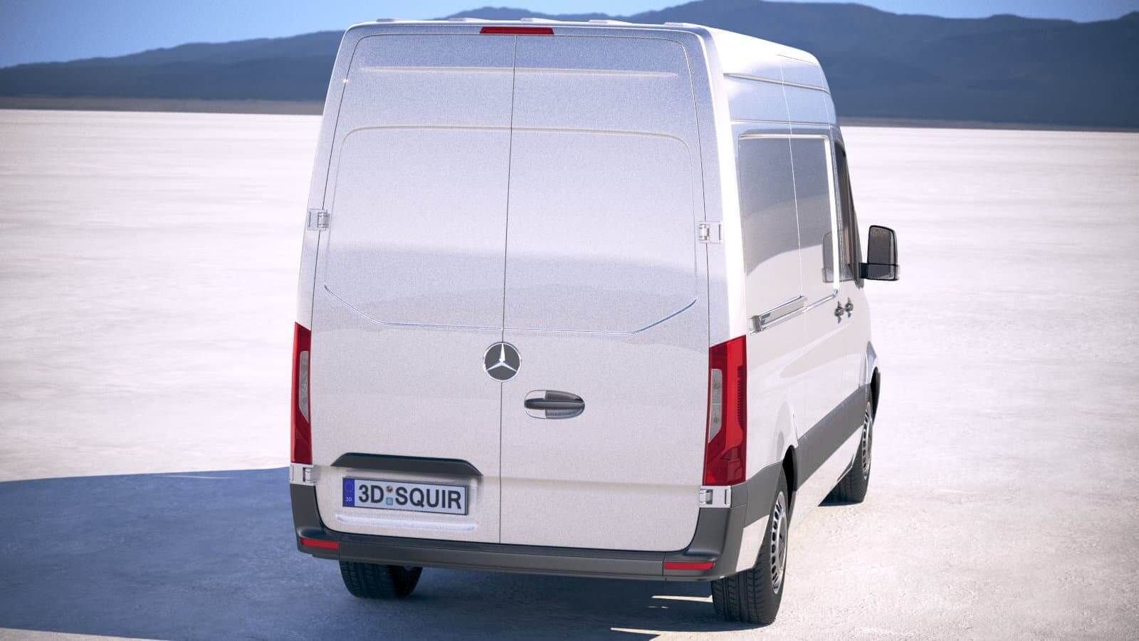 Mercedes-Benz Sprinter Standard 2019 3D Model by SQUIR