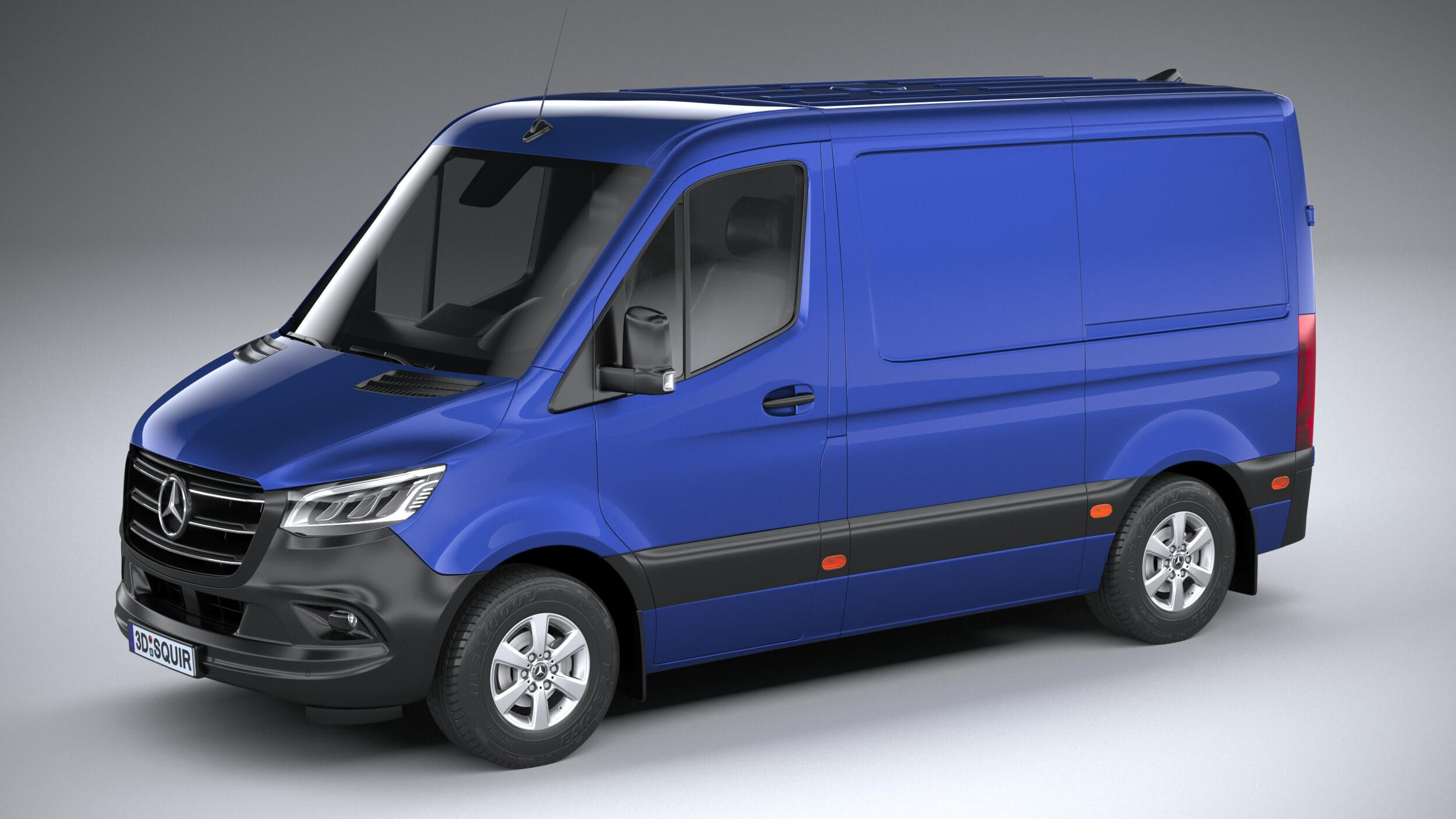 Mercedes-Benz Sprinter Van Short 2025 3D Model by SQUIR