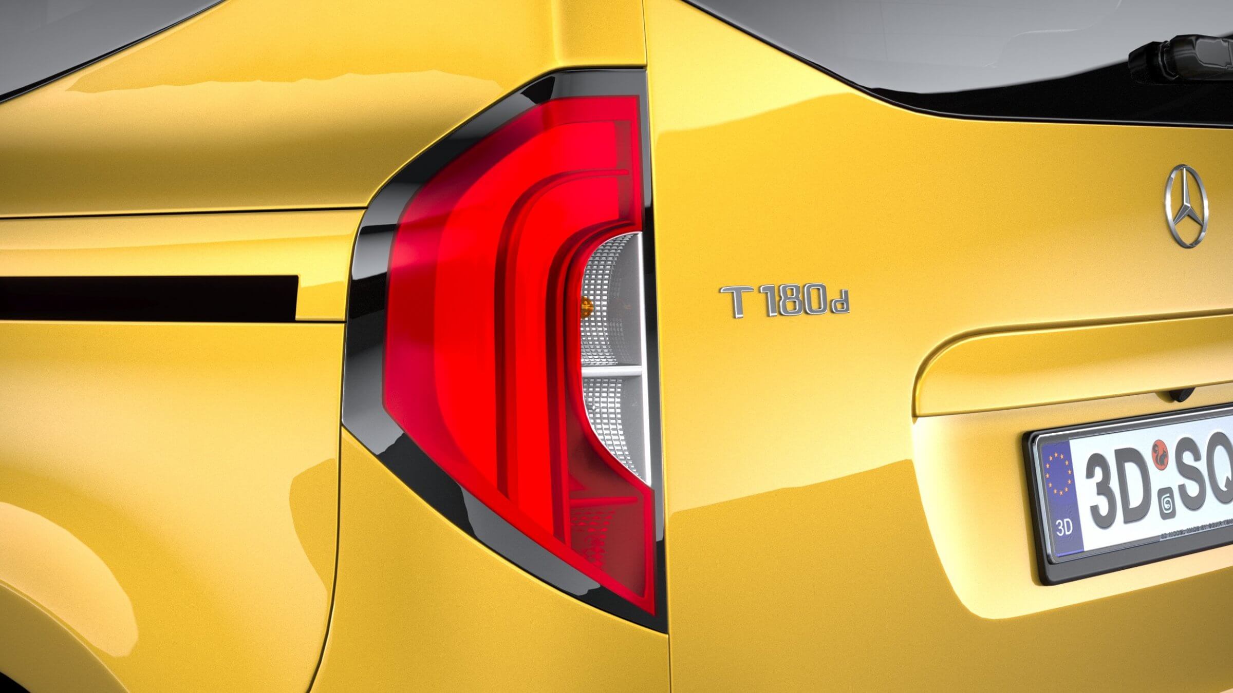 Mercedes-Benz T-Class 2023 3D Model by SQUIR