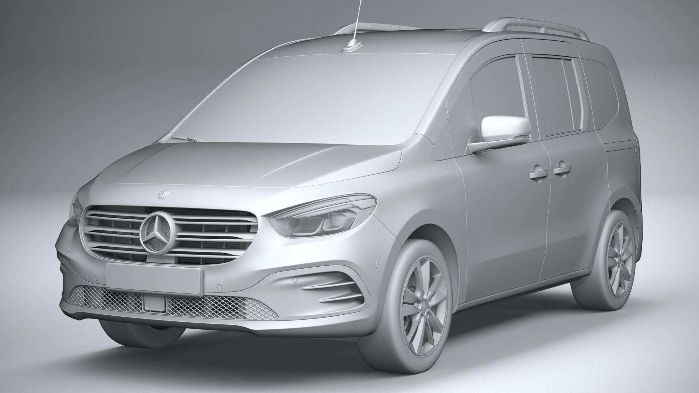 Mercedes-Benz T-Class 2023 3D Model by SQUIR
