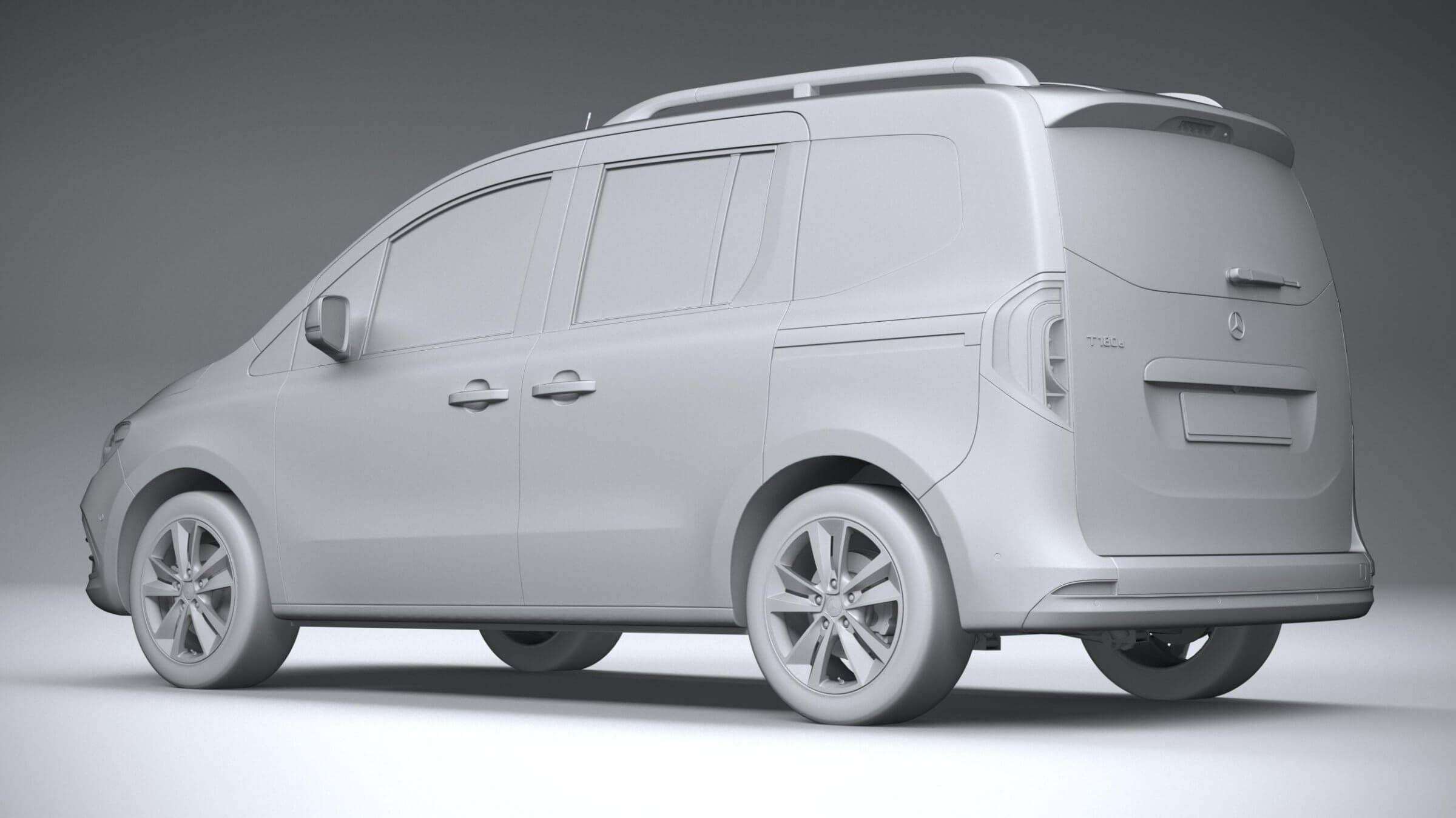 Mercedes-Benz T-Class 2023 3D Model by SQUIR