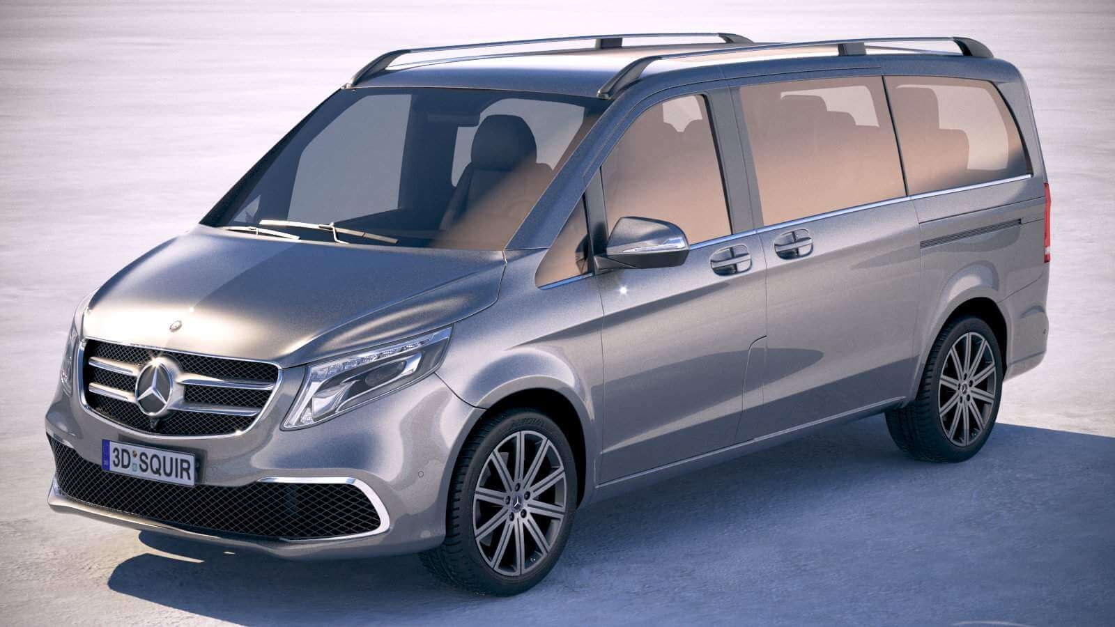 Mercedes-Benz V-Class 2020 3D Model by SQUIR