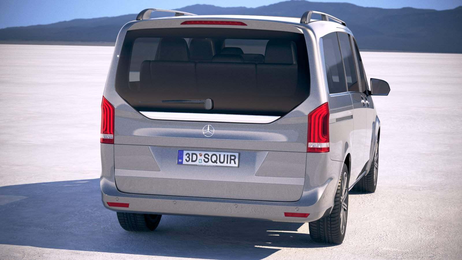 Mercedes-Benz V-Class 2020 3D Model by SQUIR