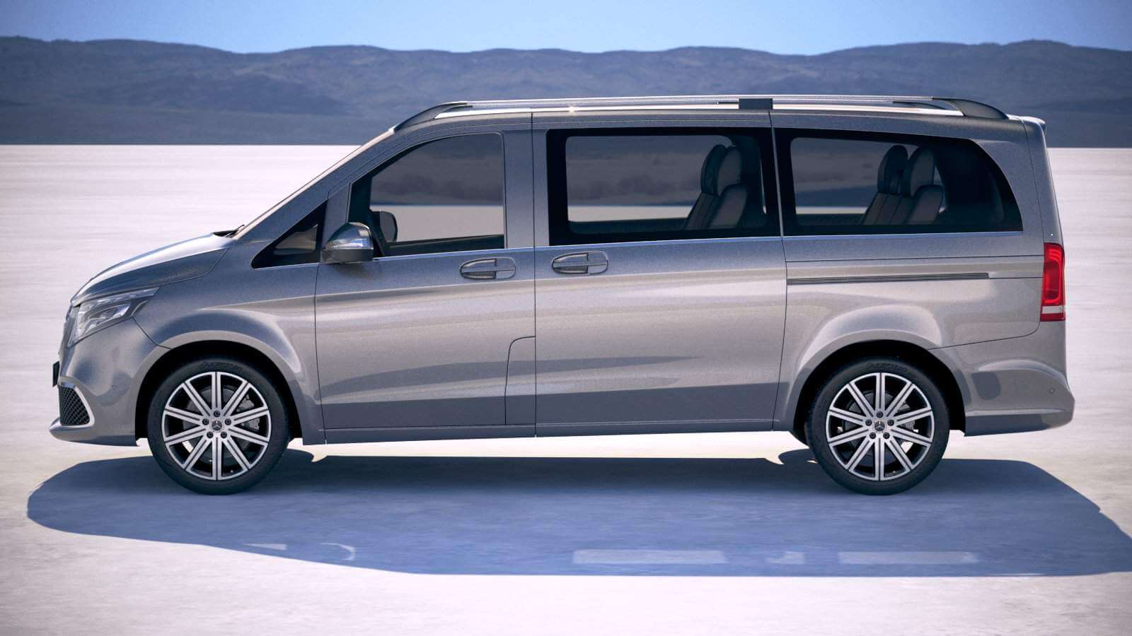 Mercedes-Benz V-Class 2020 3D Model by SQUIR