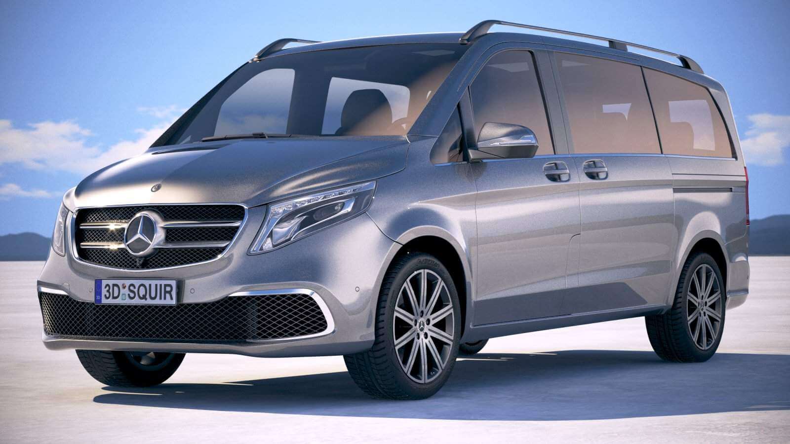 Mercedes-Benz V-Class 2020 3D Model by SQUIR
