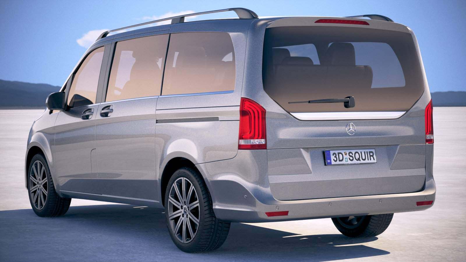 Mercedes-Benz V-Class 2020 3D Model by SQUIR