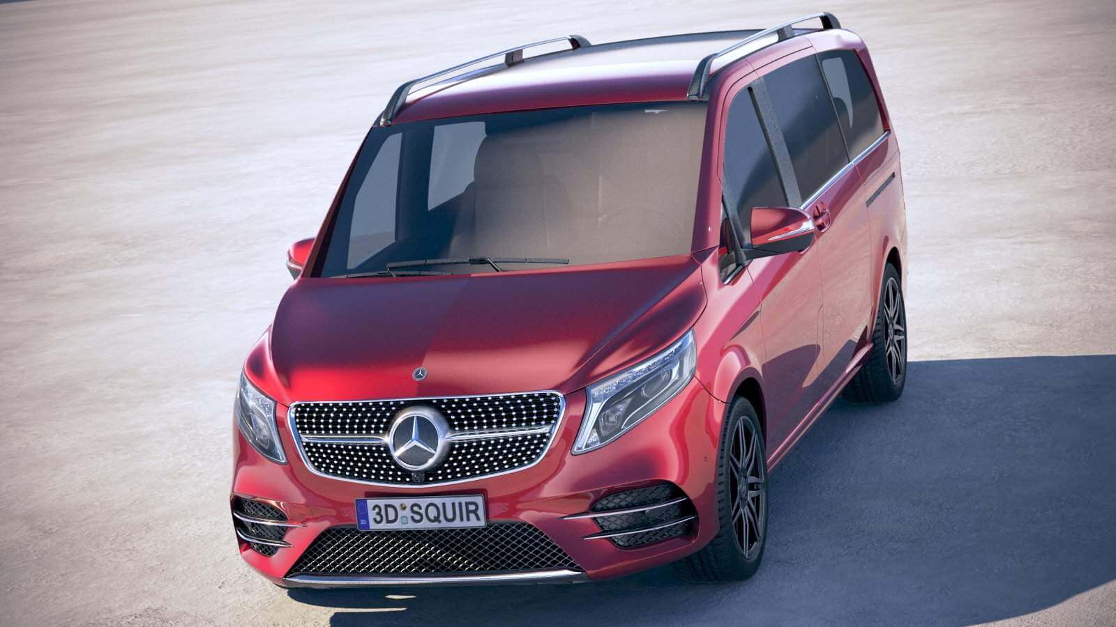 Mercedes-Benz V-Class AMG 2020 3D Model by SQUIR