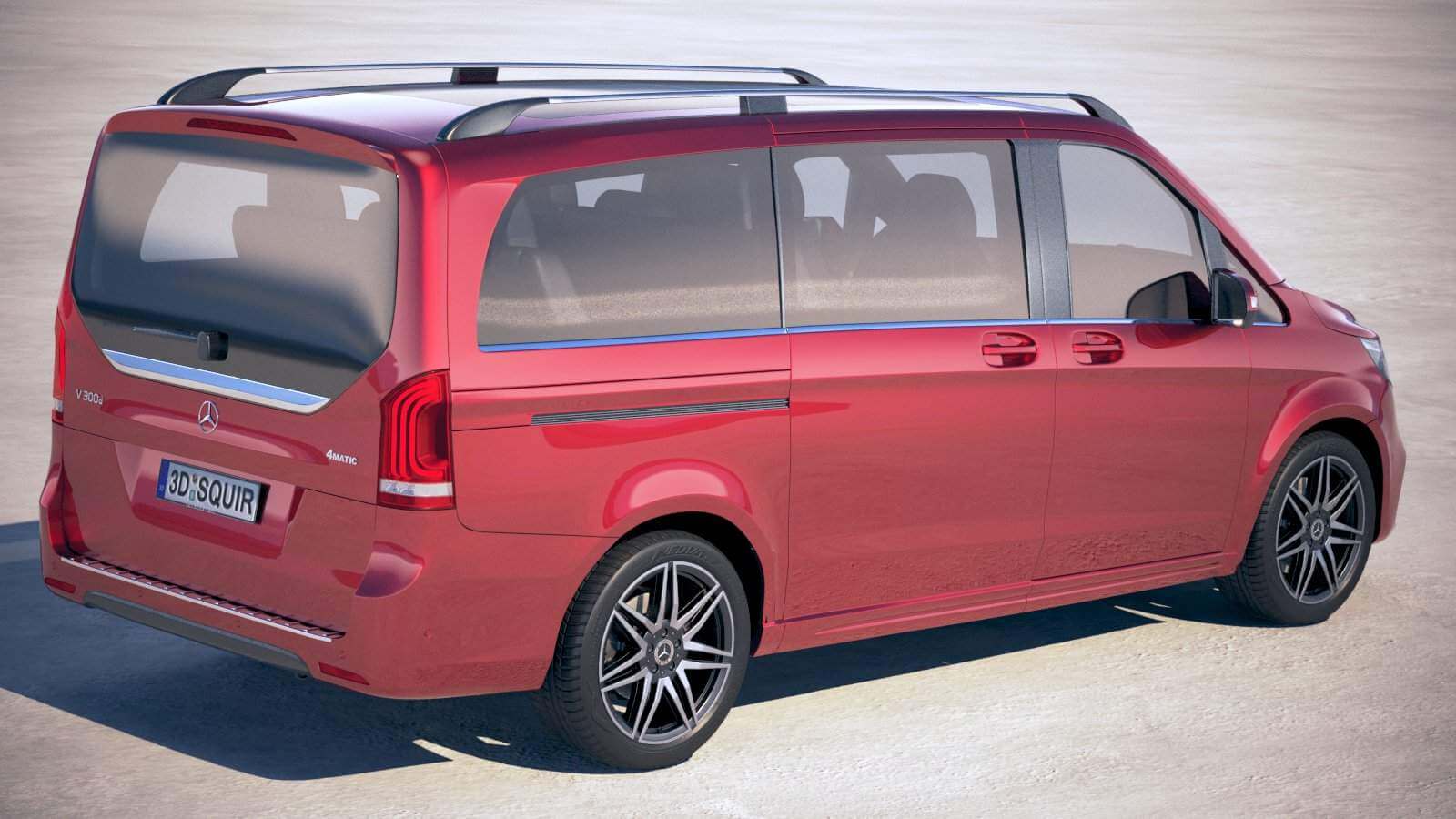 Mercedes-Benz V-Class AMG 2020 3D Model by SQUIR