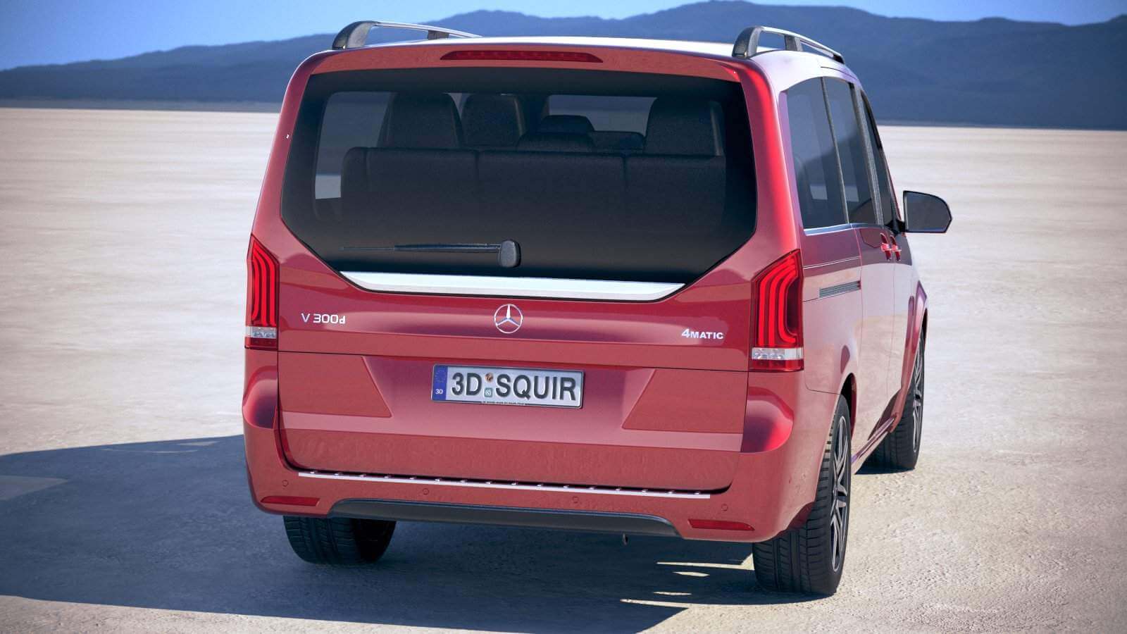 Mercedes-Benz V-Class AMG 2020 3D Model by SQUIR