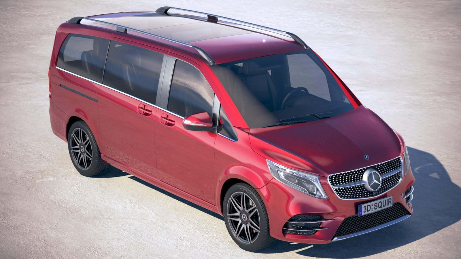 Mercedes-Benz V-Class AMG 2020 3D Model by SQUIR