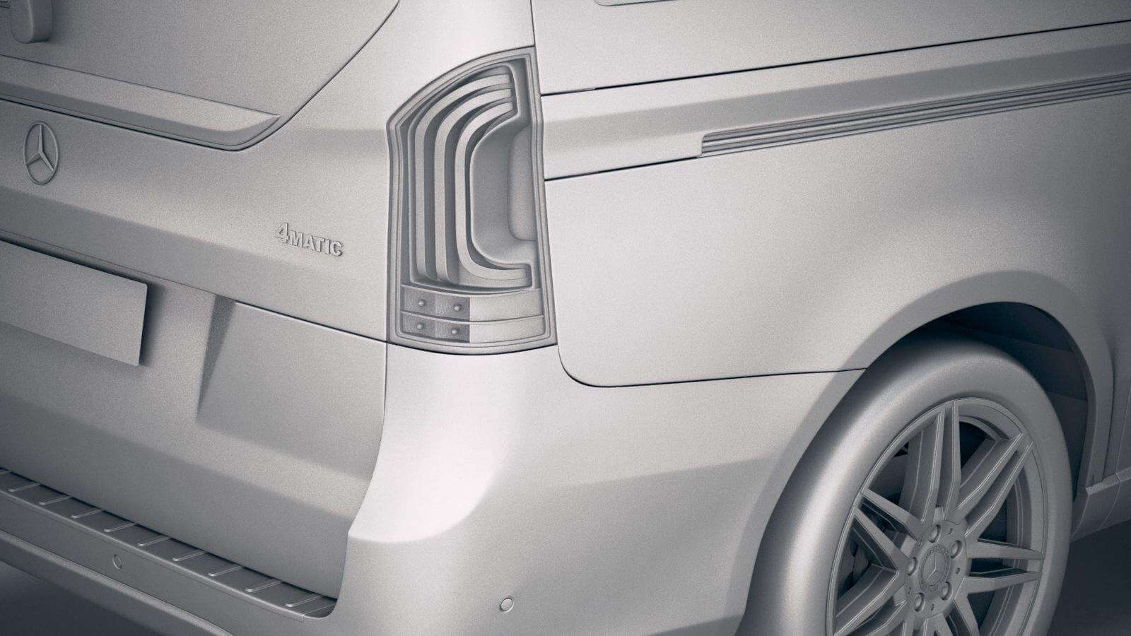 Mercedes-Benz V-Class AMG 2020 3D Model by SQUIR