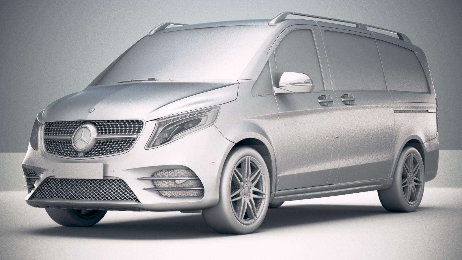 Mercedes-Benz V-Class AMG 2020 3D Model by SQUIR