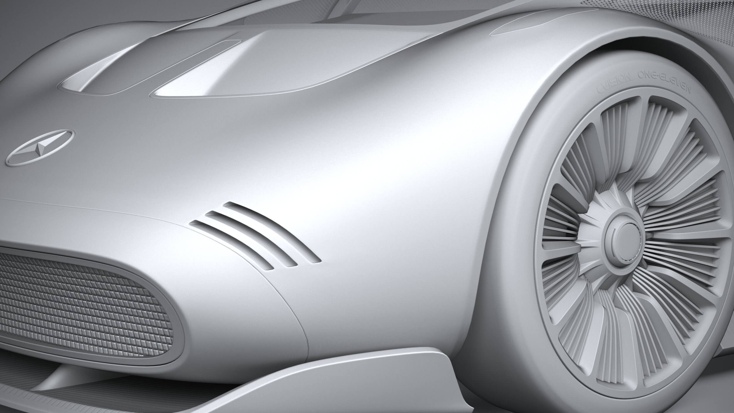 Mercedes-Benz Vision 111 Concept 2023 3D Model by SQUIR