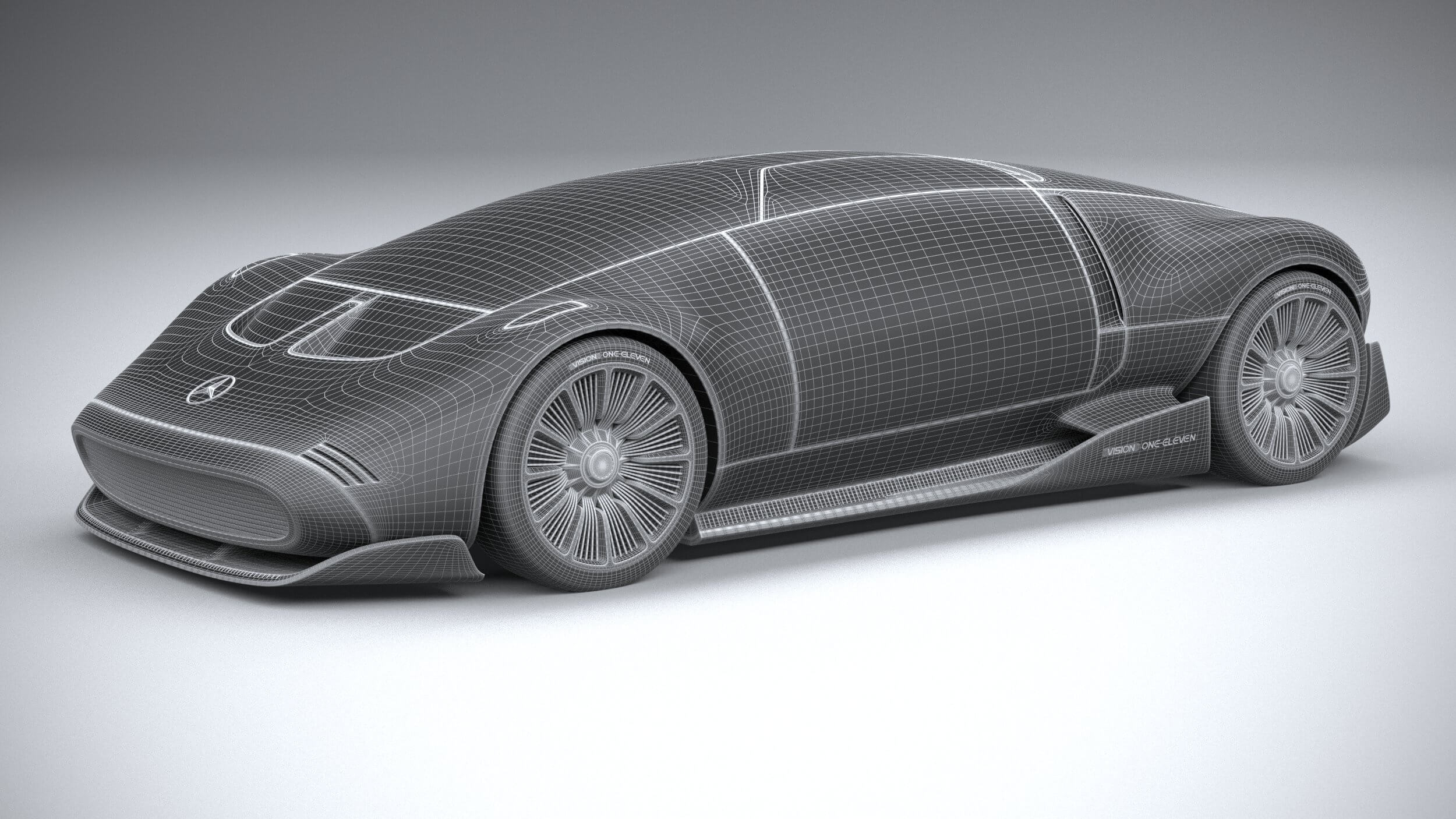 Mercedes-Benz Vision 111 Concept 2023 3D Model by SQUIR